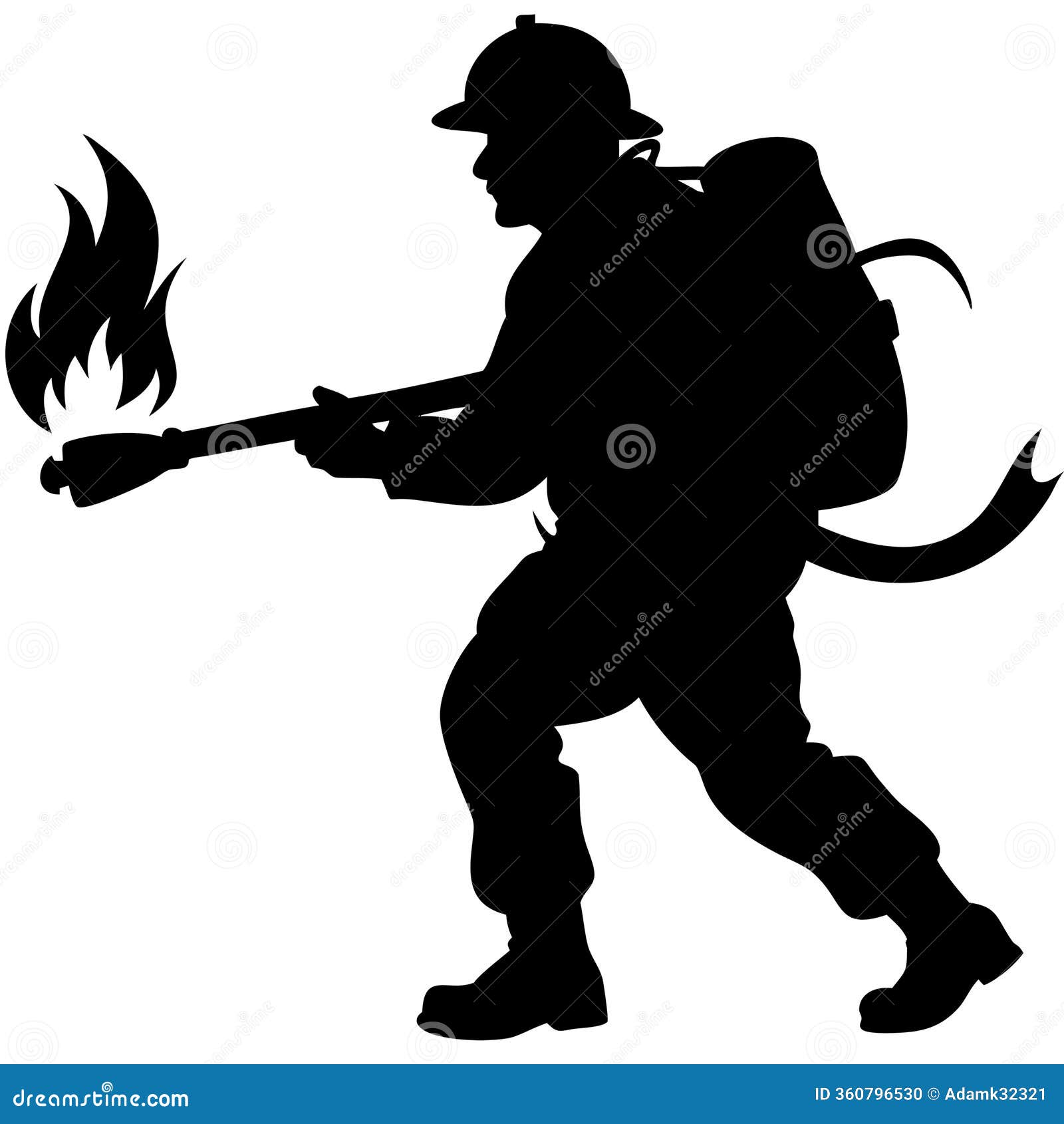 Flamethrower Icon. Line Simple Line Weapon Icon For Templates, Web ...