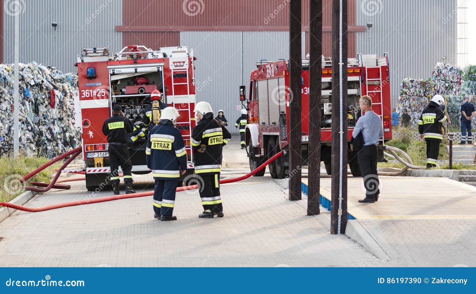 Firefighter Next To the Fire! Editorial Image - Image of fireman, night ...