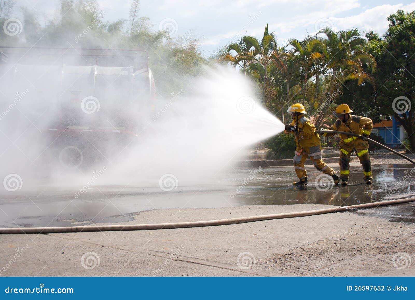 Firefighter Training stock photo. Image of rescue, profession - 26597652