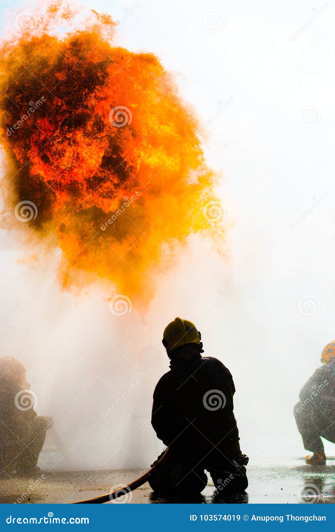 Firefighter Training editorial stock image. Image of attack - 103574019