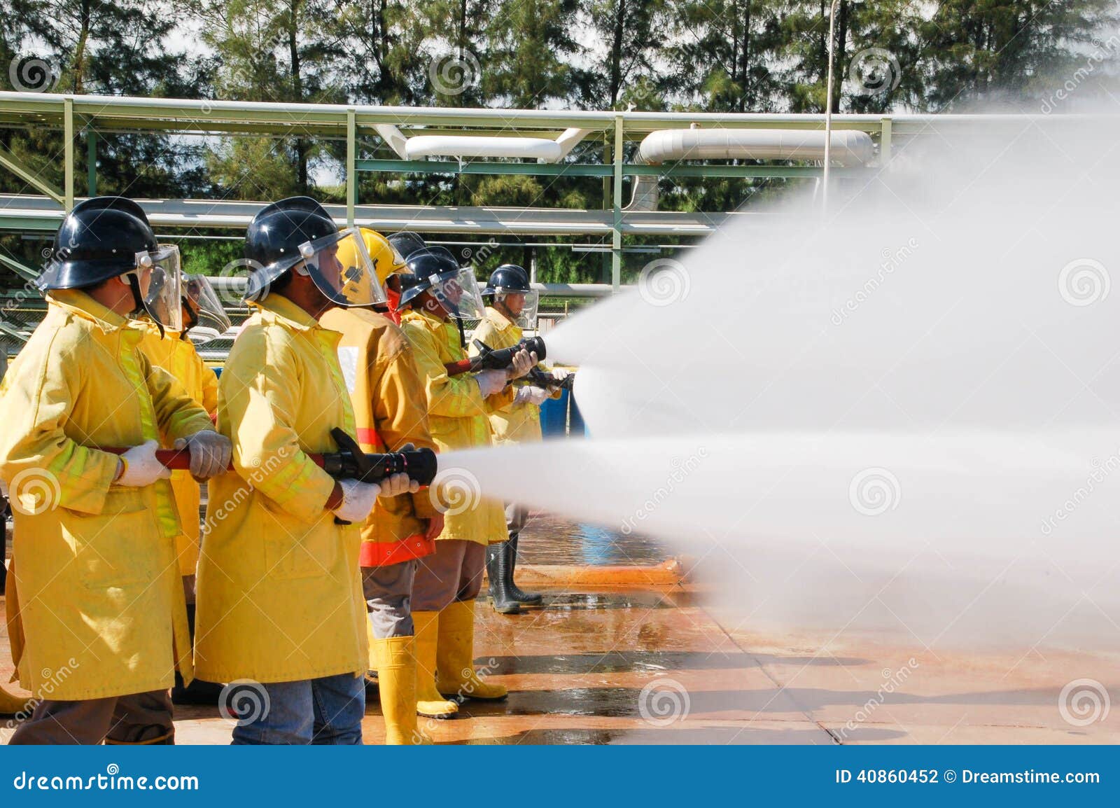 Firefighter editorial photography. Image of fight, burn - 40860452