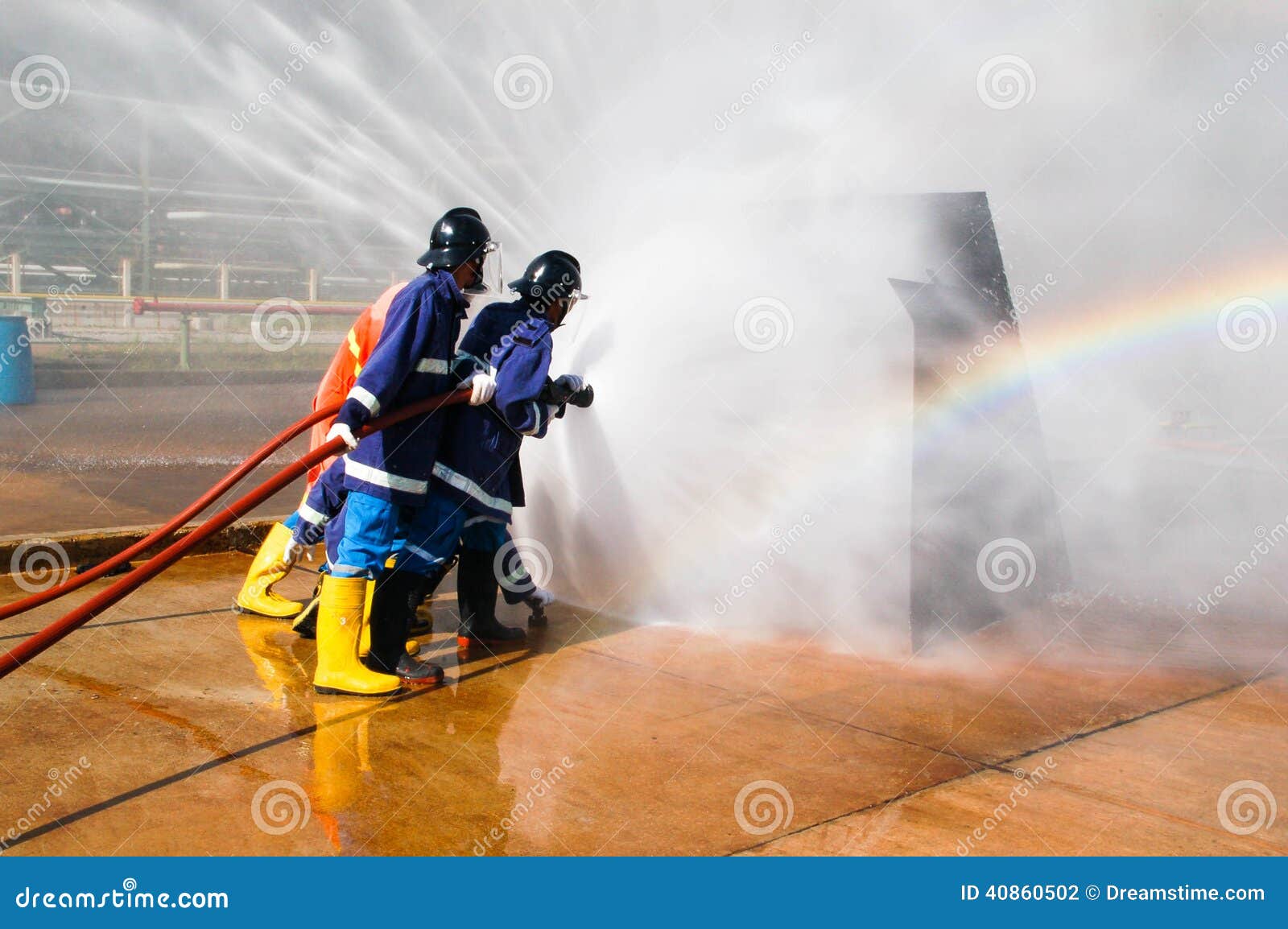 Firefighter editorial photography. Image of flame, fight - 40860502