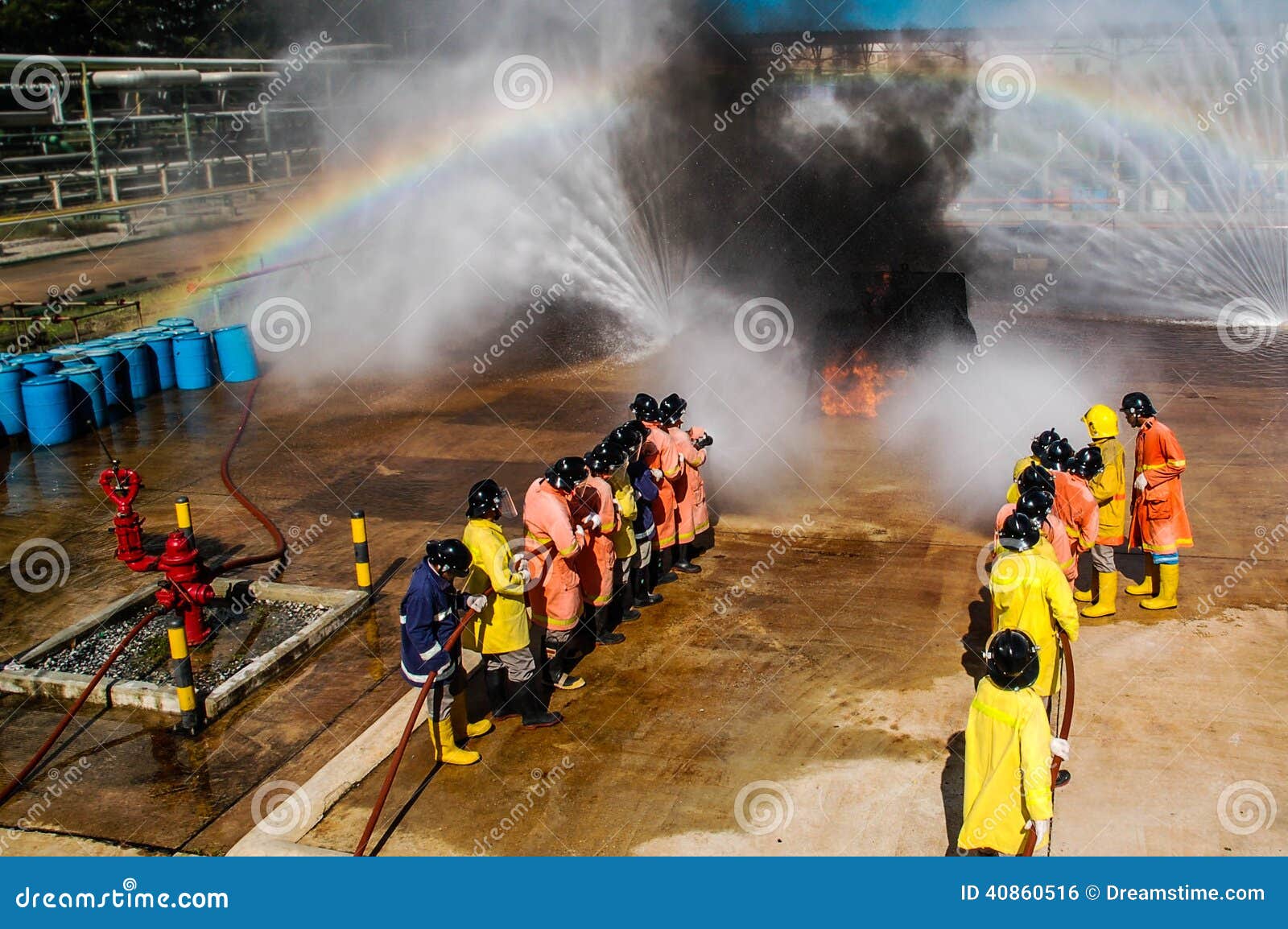 Firefighter editorial photo. Image of work, department - 40860516