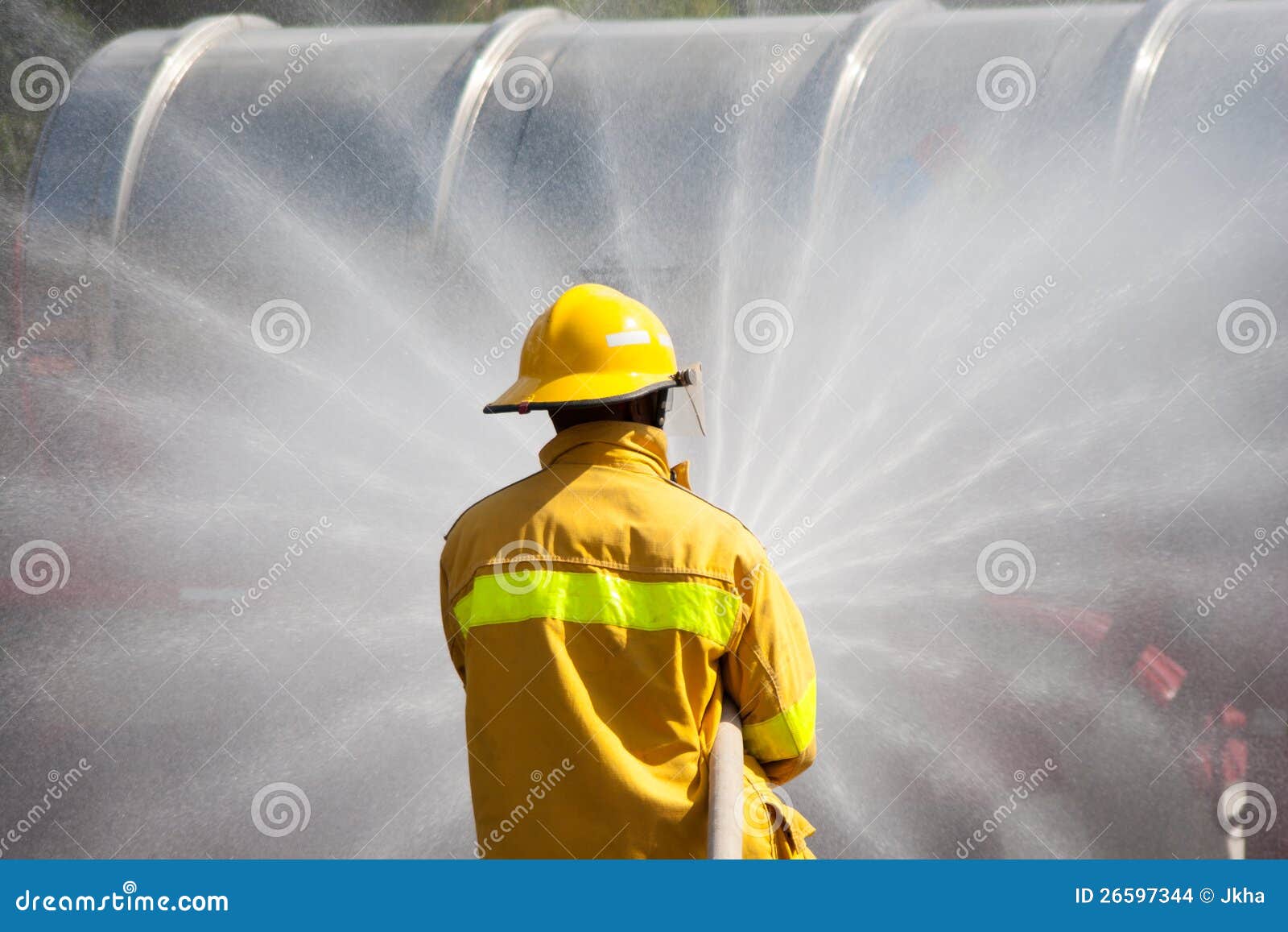 Firefighter Working stock photo. Image of people, equipment - 26597344