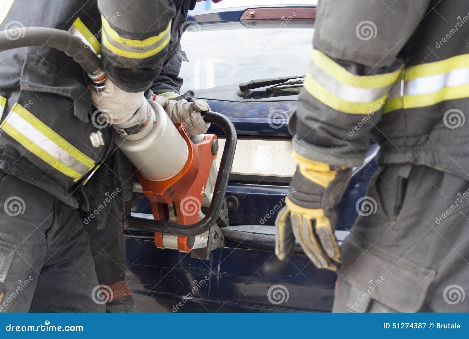 Firefighter working stock image. Image of risk, teamwork - 51274387