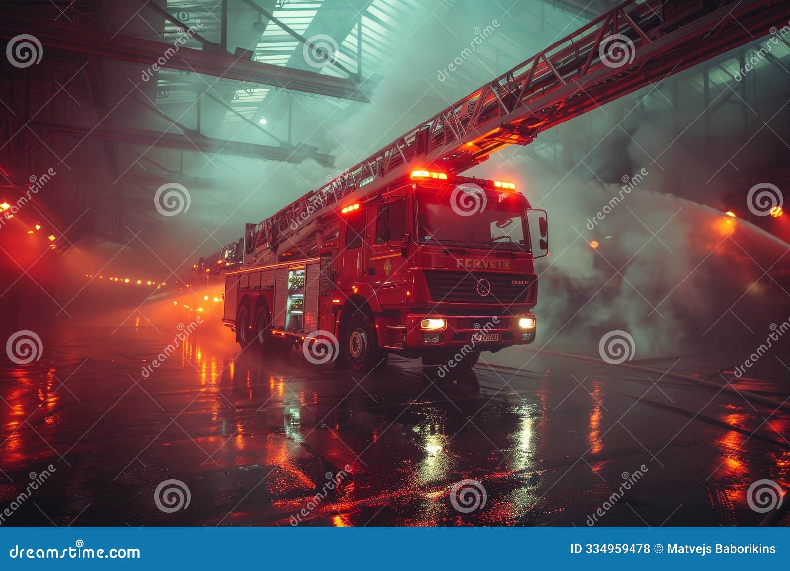 Firefighters Deploy Boom Crane To Extinguish Warehouse Fires from ...
