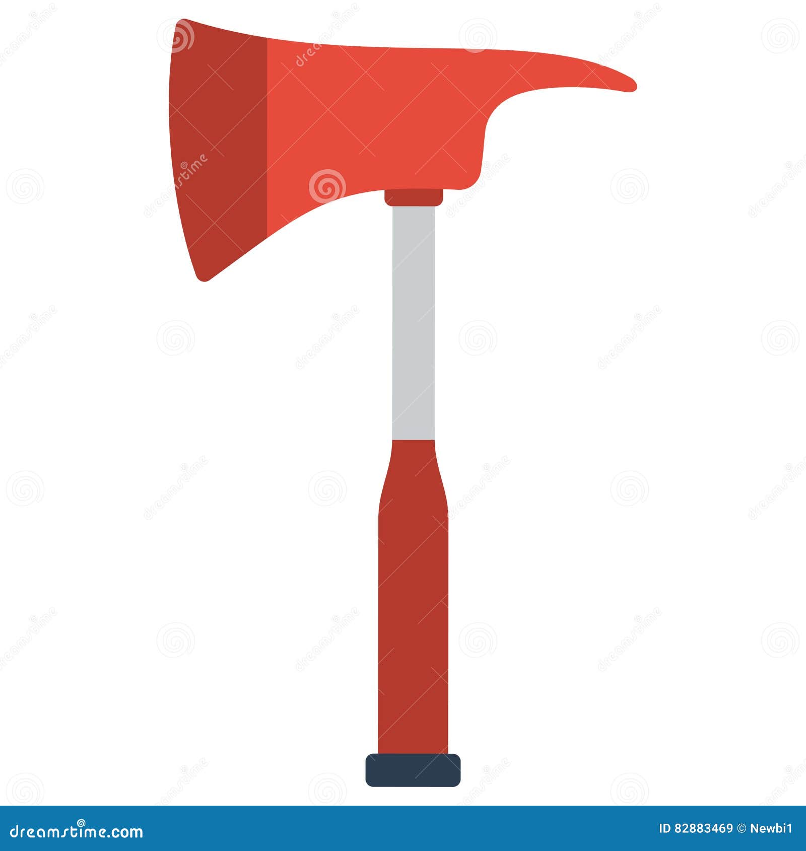 Firefighters Emergency Fire Axe Stock Vector - Illustration of hard ...