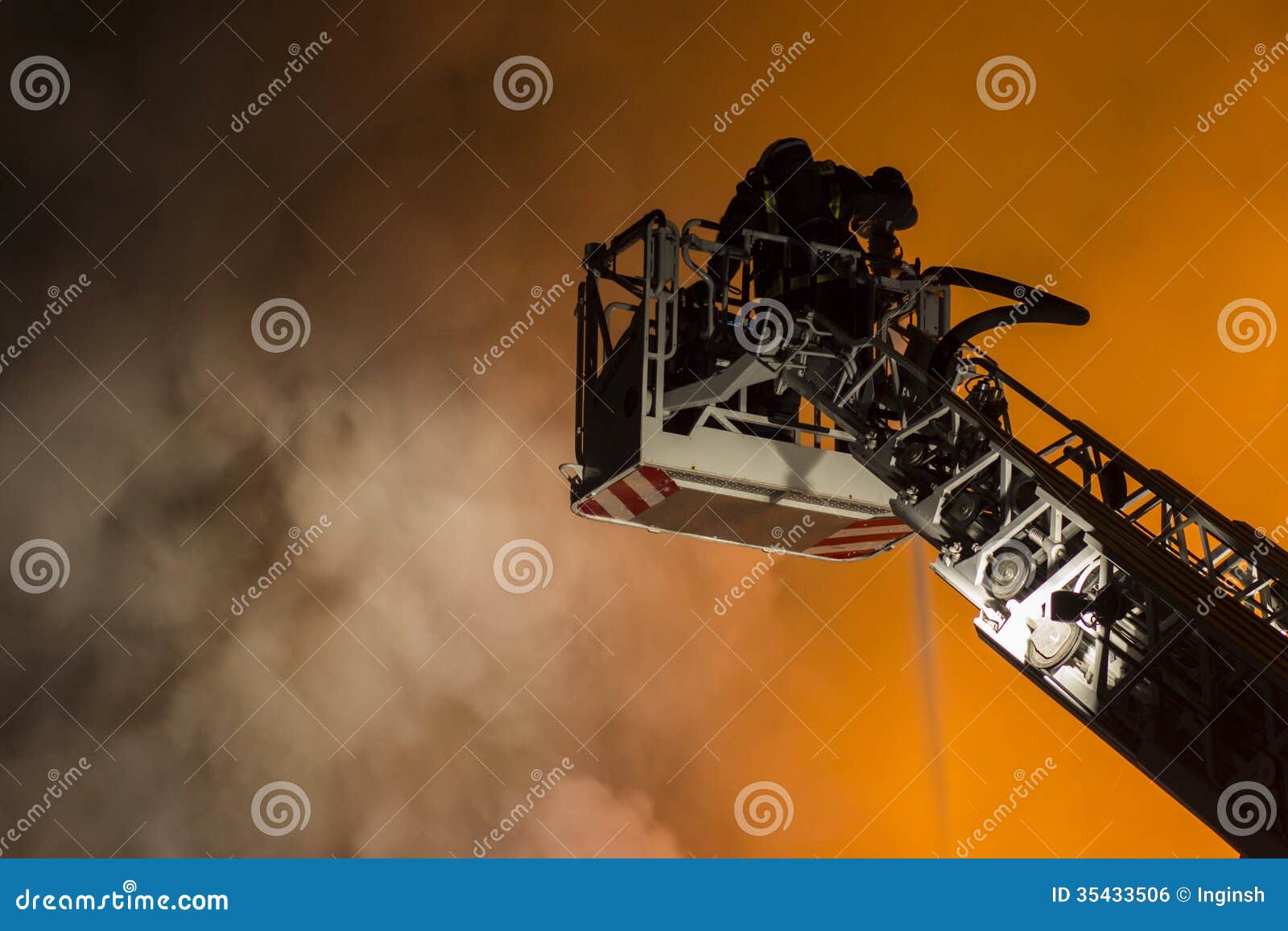 Firefighters fighting fire stock photo. Image of blaze - 35433506