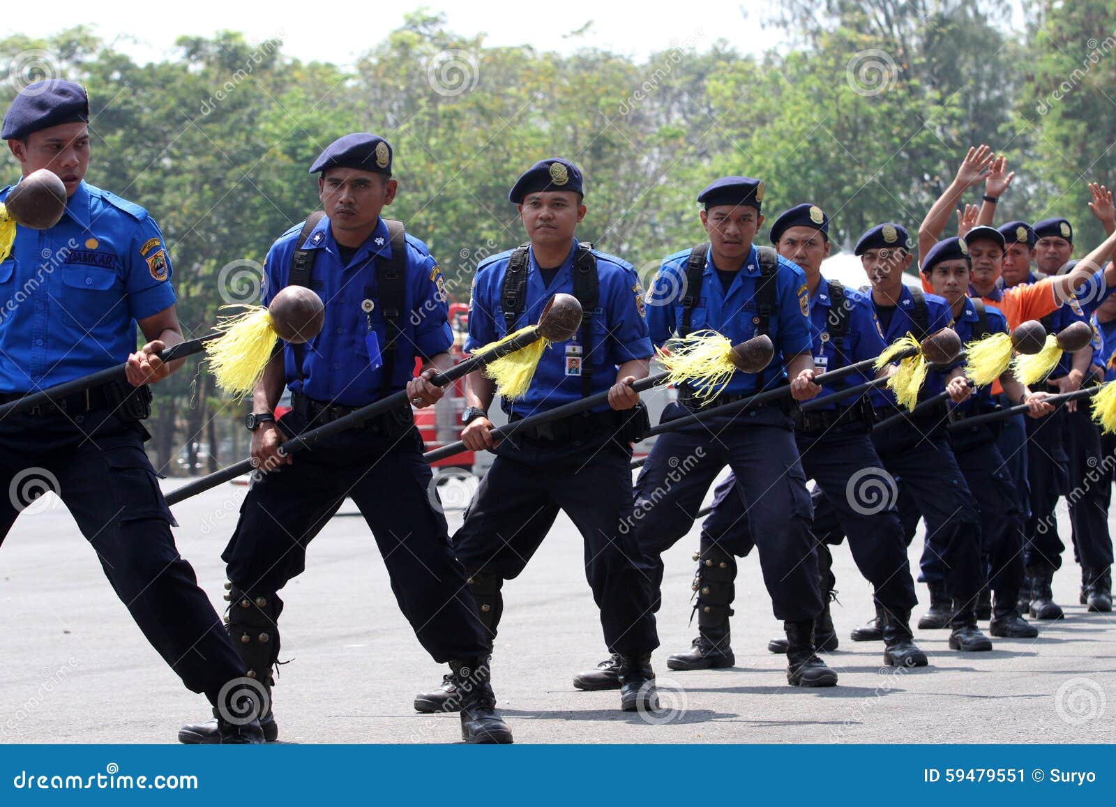 Firefighters editorial photo. Image of ceremony, dance - 59479551