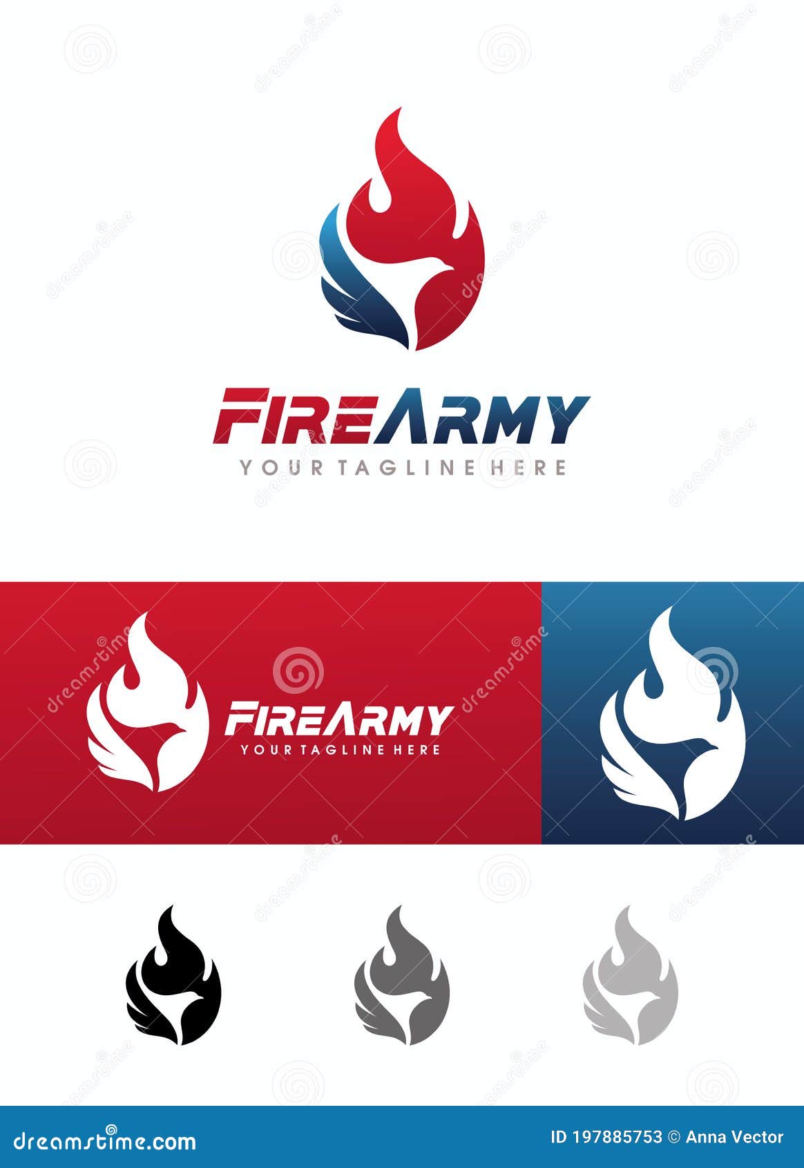 Firefighters Logo Vector Black In White | CartoonDealer.com #123235564