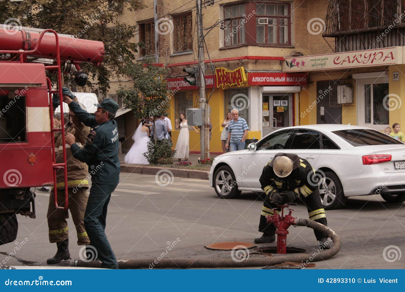 Firefighters in Russia editorial image. Image of firemen - 42893310
