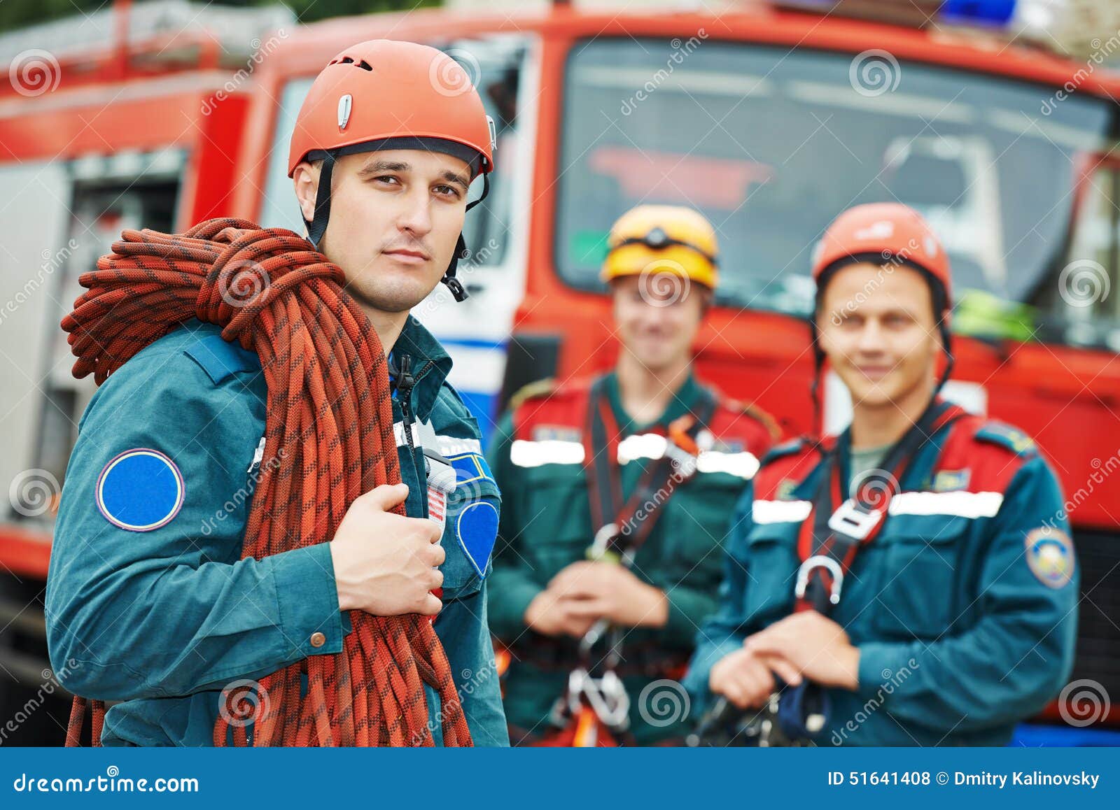 Firefighters team stock photo. Image of occupation, glad - 51641408