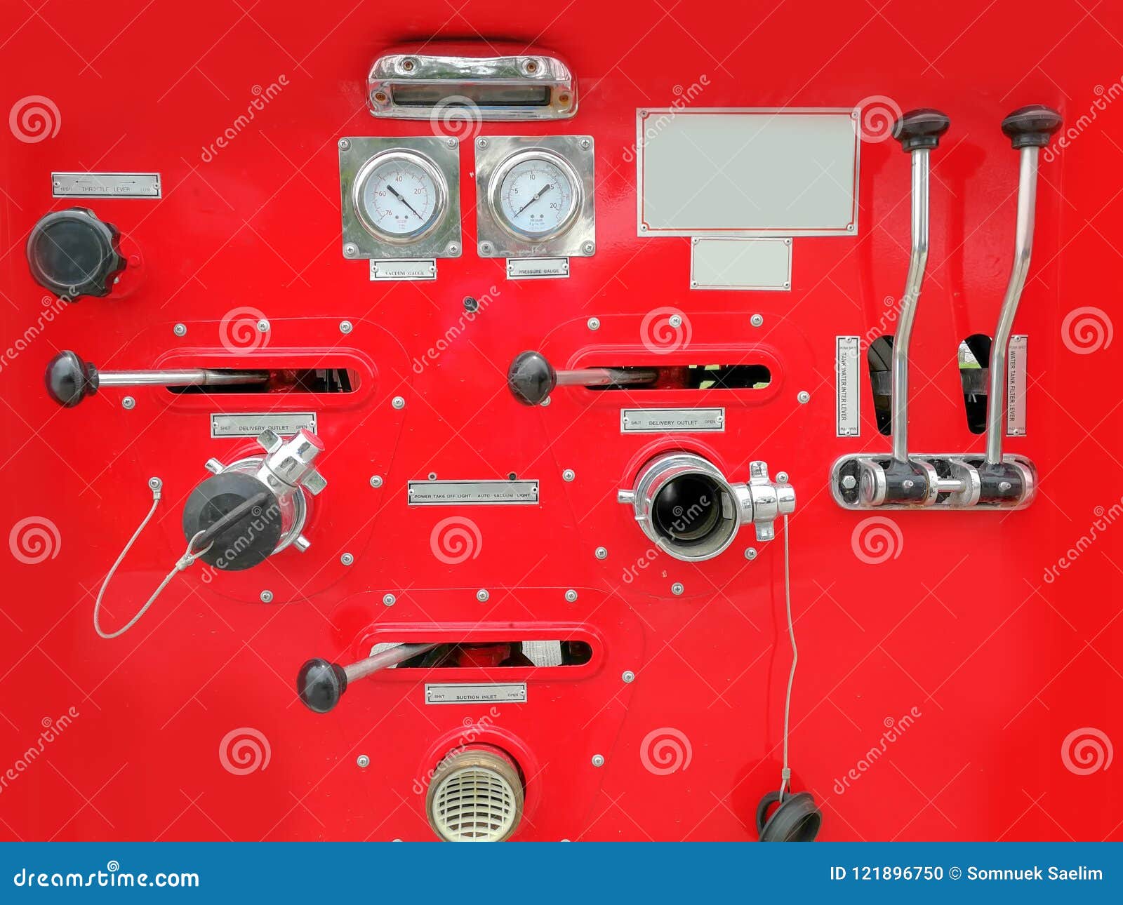 Firefighters Tools Fire Extinguisher and Hose, Accessories and E Stock ...