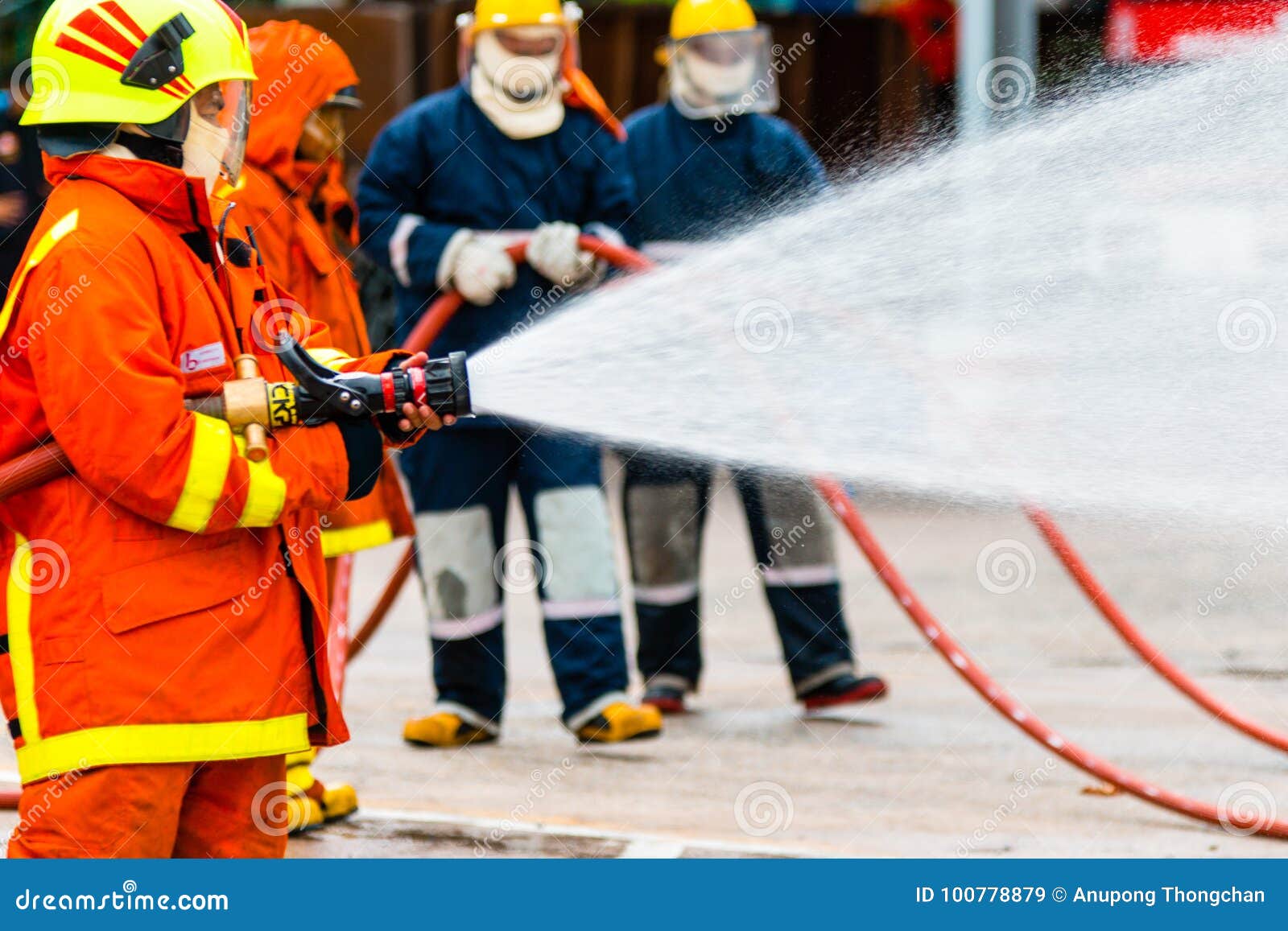 Firefighters training editorial stock image. Image of crisis - 100778879