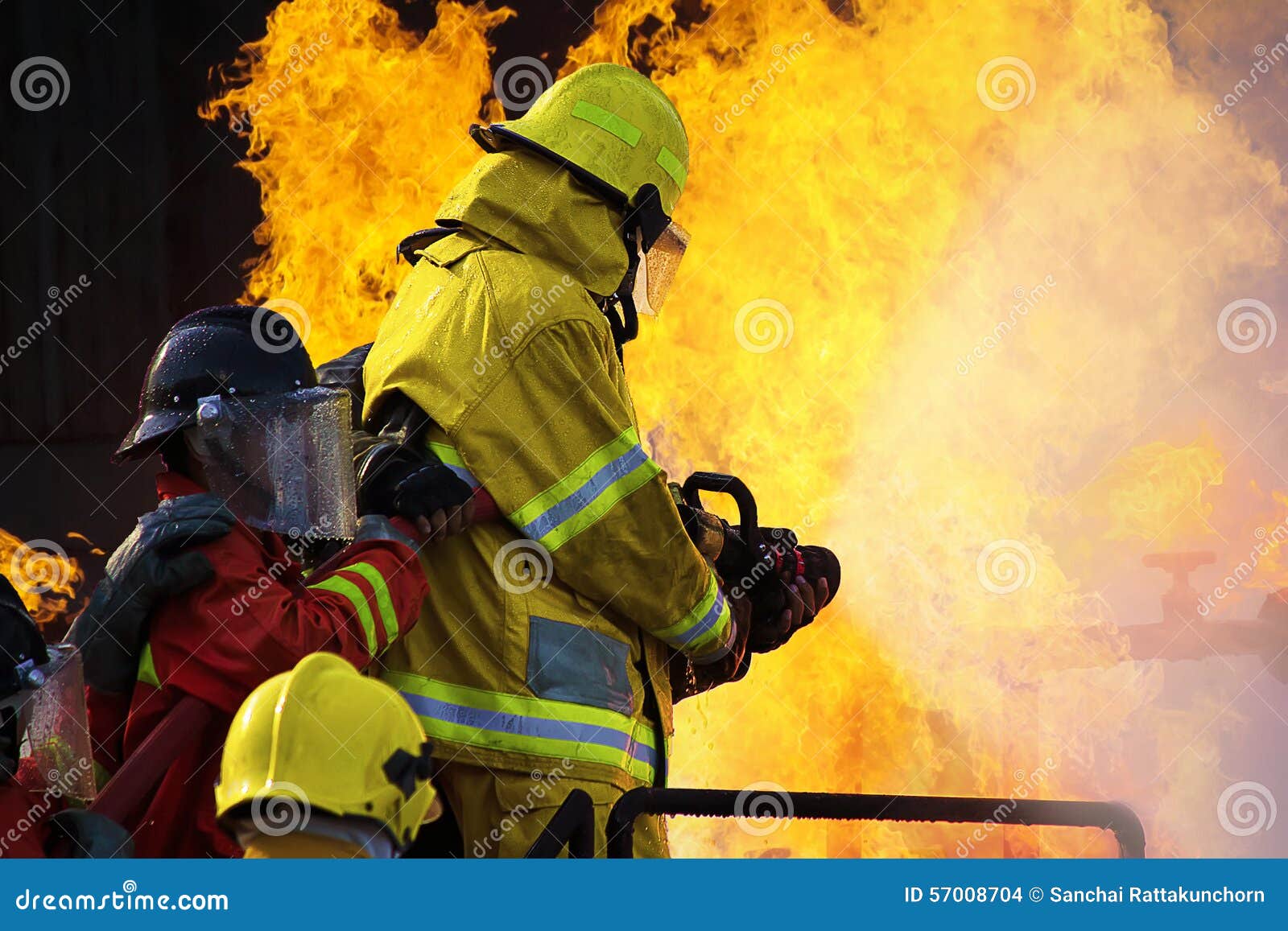 Firefighters training stock photo. Image of emergency - 57008704
