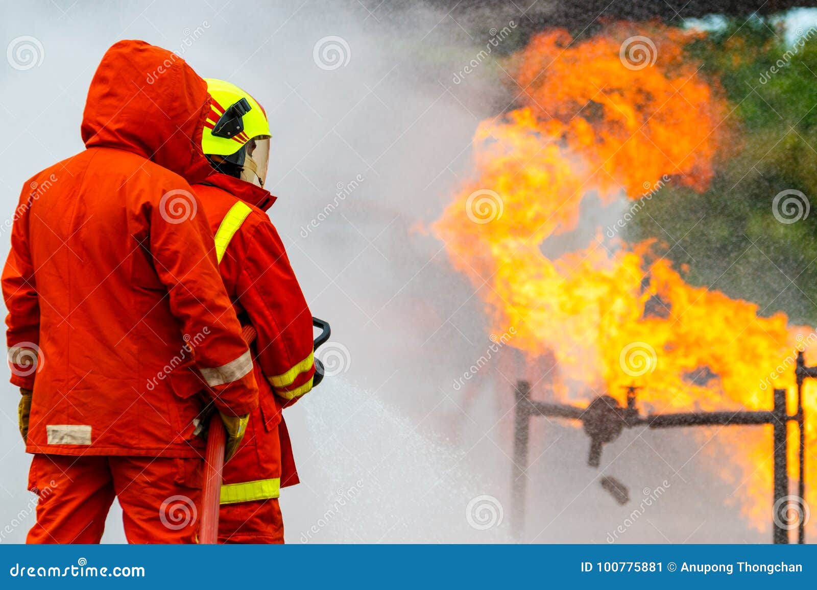 Firefighters Training .fireman Editorial Photo - Image of brigade ...