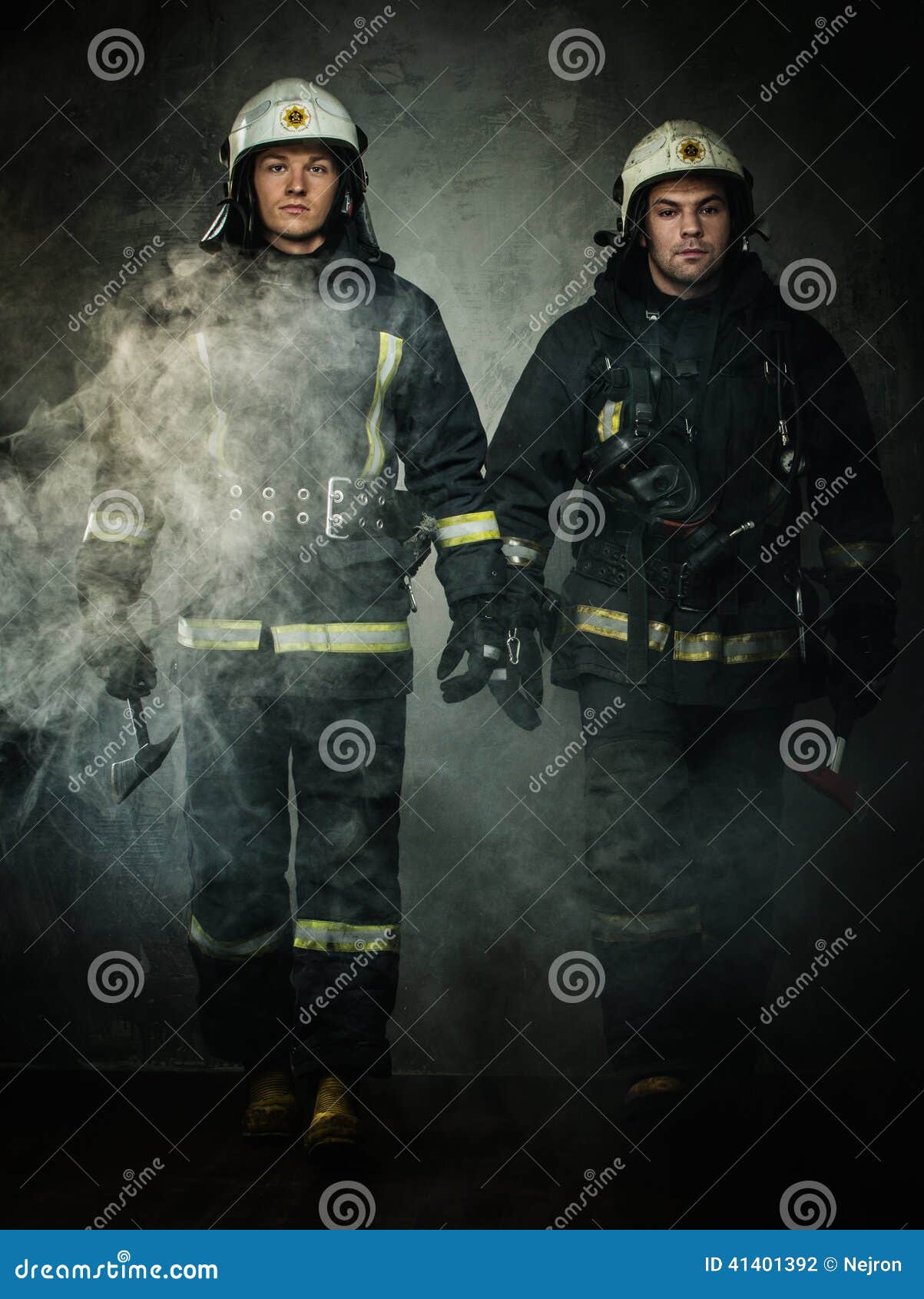 Firefighters stock photo. Image of occupation, dangerous - 41401392