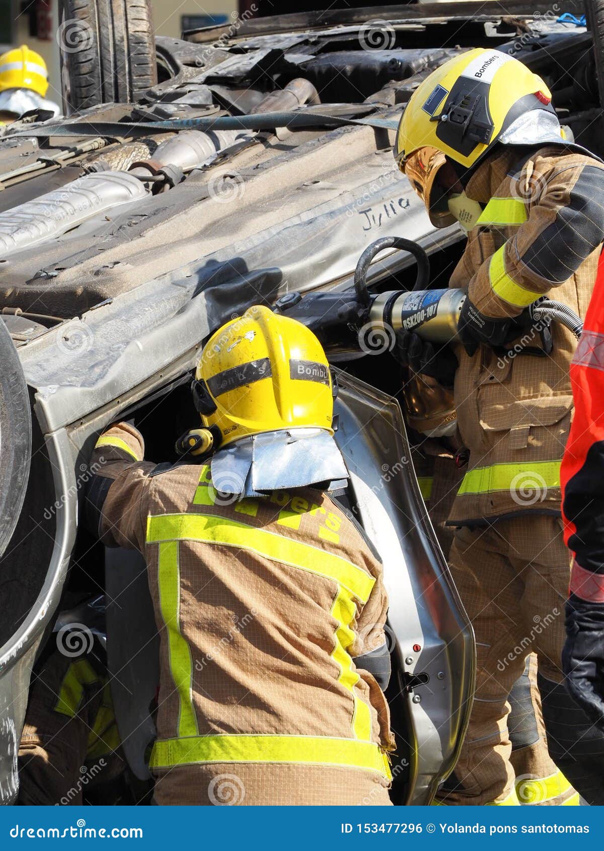 Firefighters working stock photo. Image of rescue, firefighters - 153477296