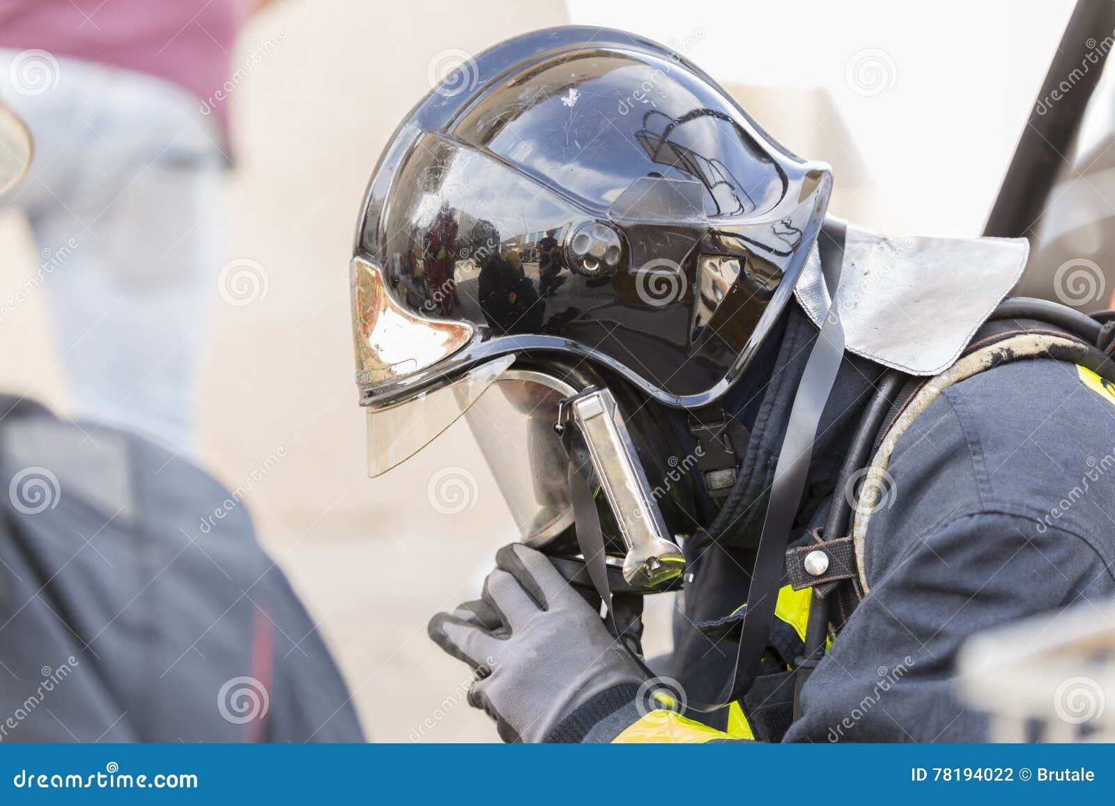Firefighters working stock photo. Image of safety, practices - 78194022