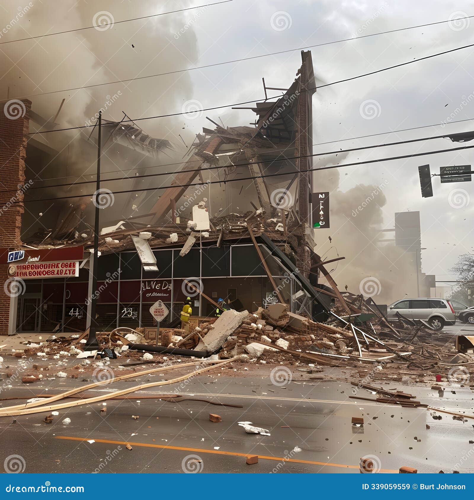 Building Explosion Aftermath Reveals Devastating Impact Of Rocket ...