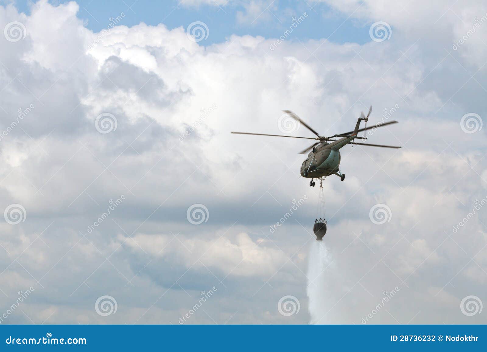 Firefighting helicopter stock photo. Image of fire, rescue - 28736232