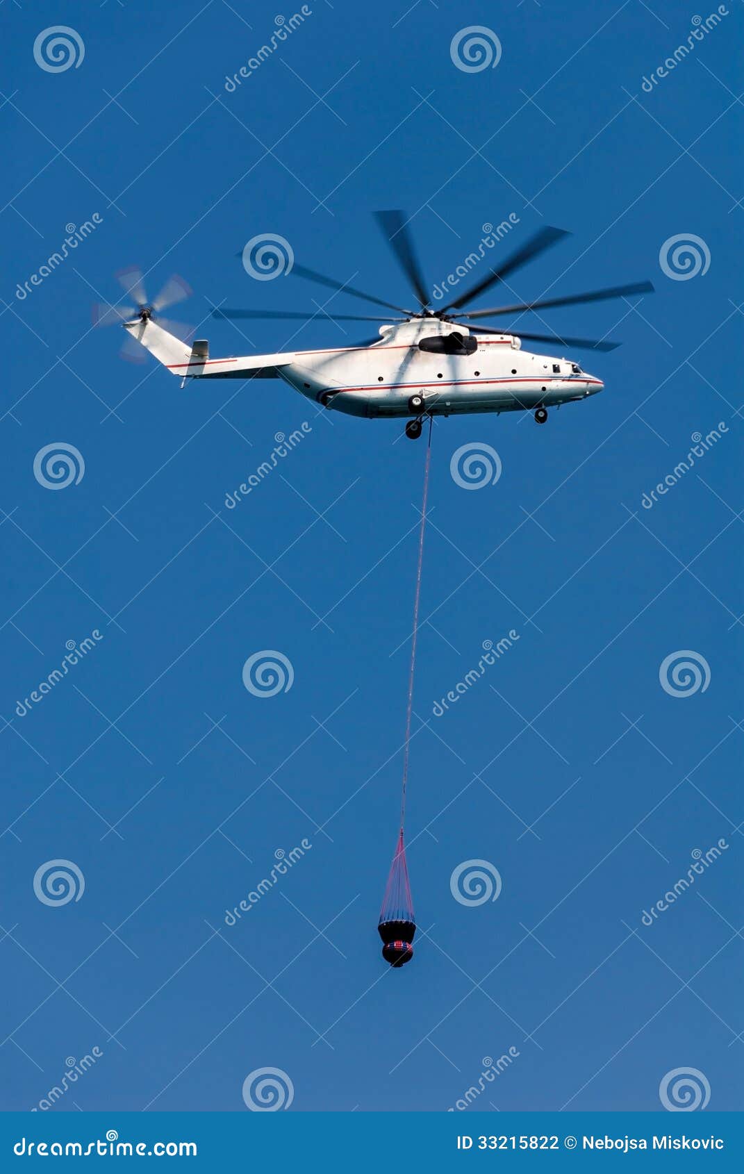 Firefighting helicopter stock photo. Image of hanging - 33215822
