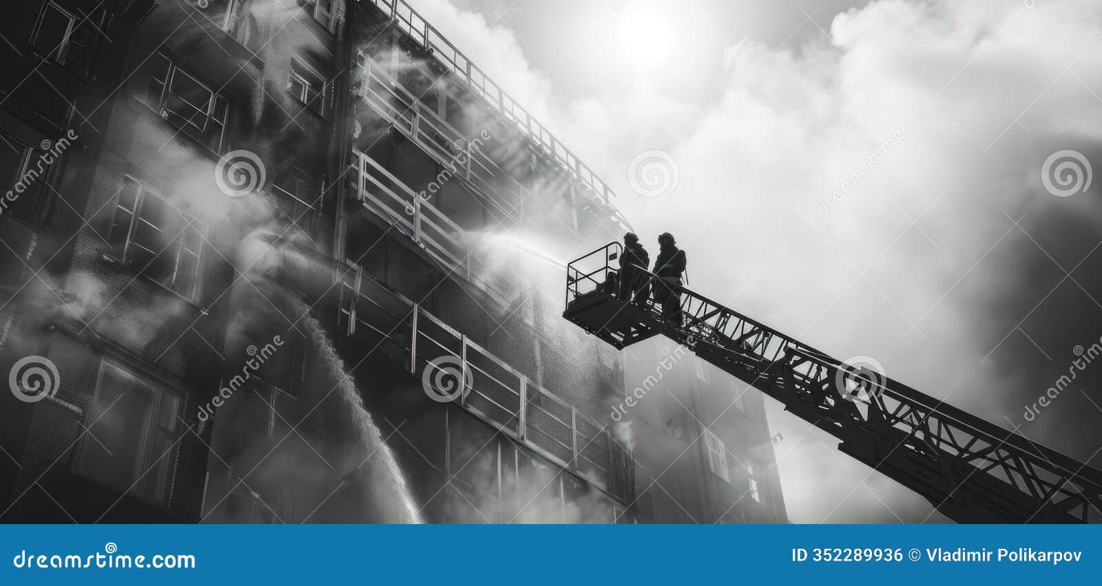 Firefighting Operation in Urban Area, Suitable for Emergency Services ...