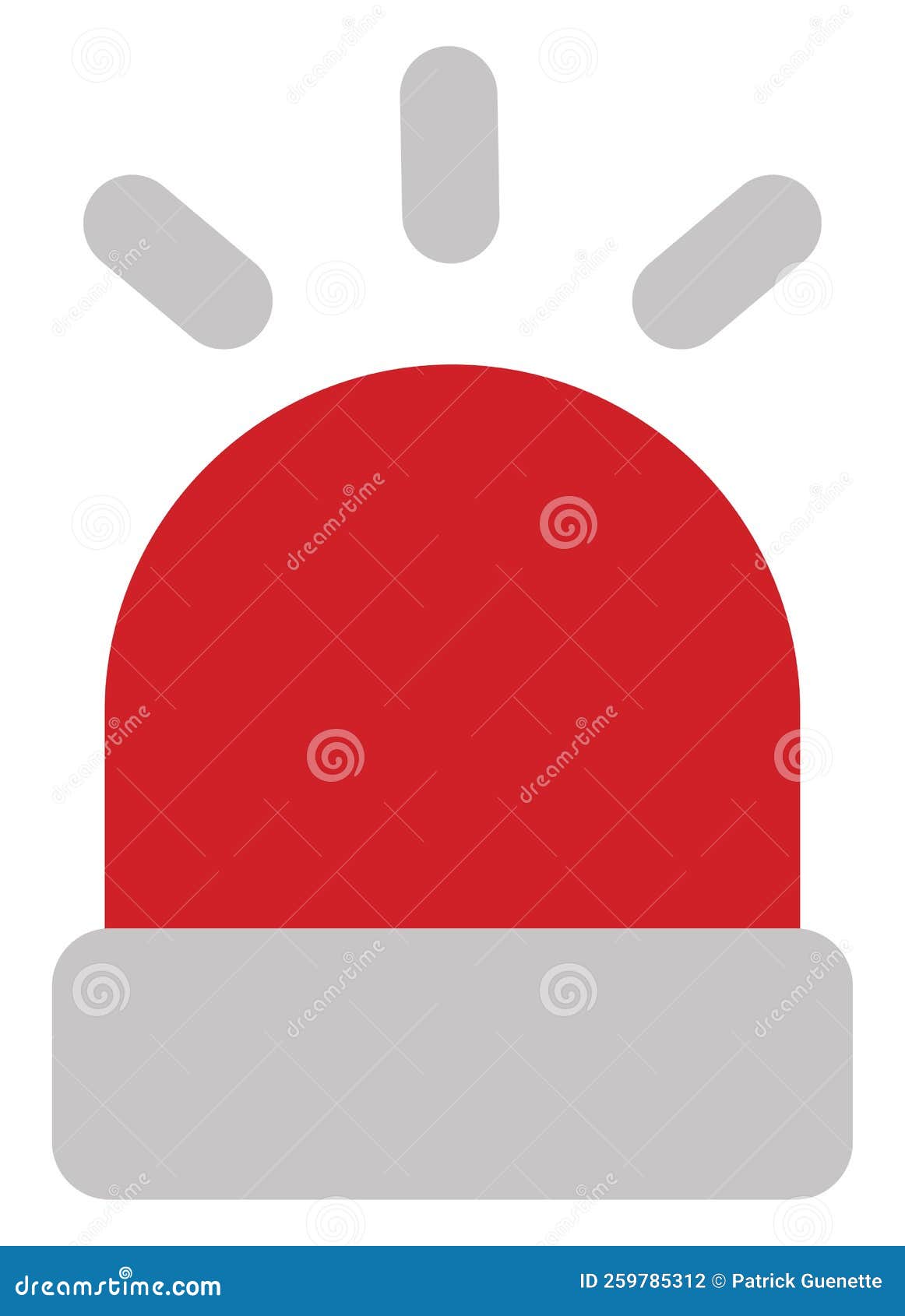 Firefighting Red Light, Icon Stock Vector - Illustration of sign ...