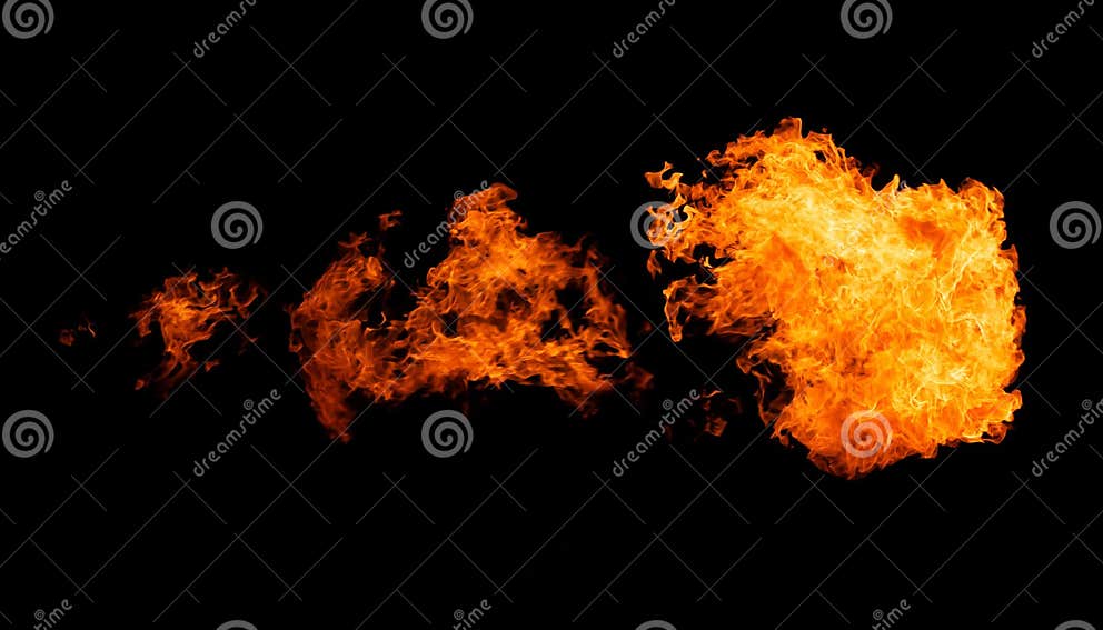 Fireflame Isolated on Black Stock Photo - Image of black, ignite: 28871142