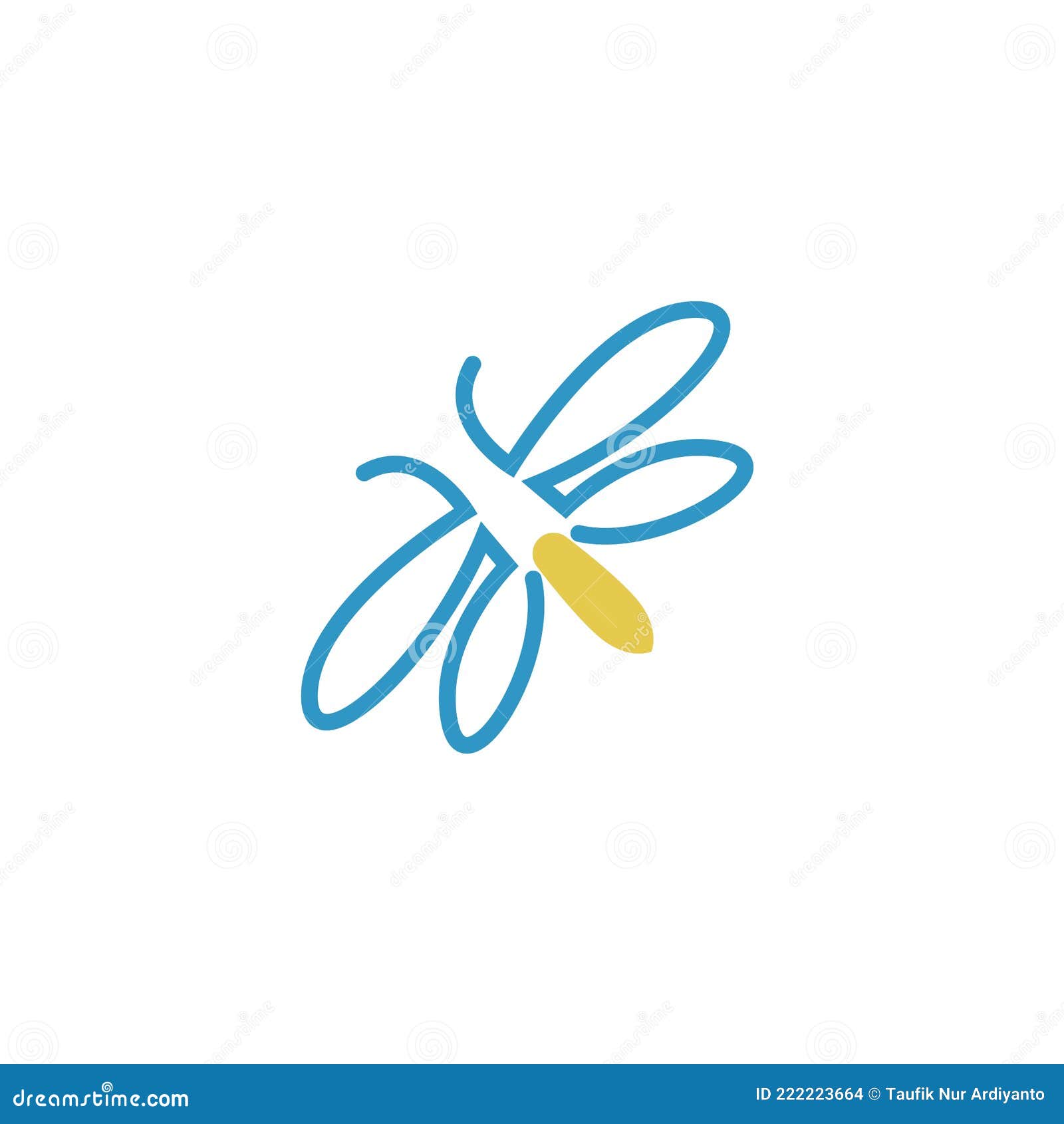 Fireflies Icon Logo Simple Design Vector Template Stock Vector ...