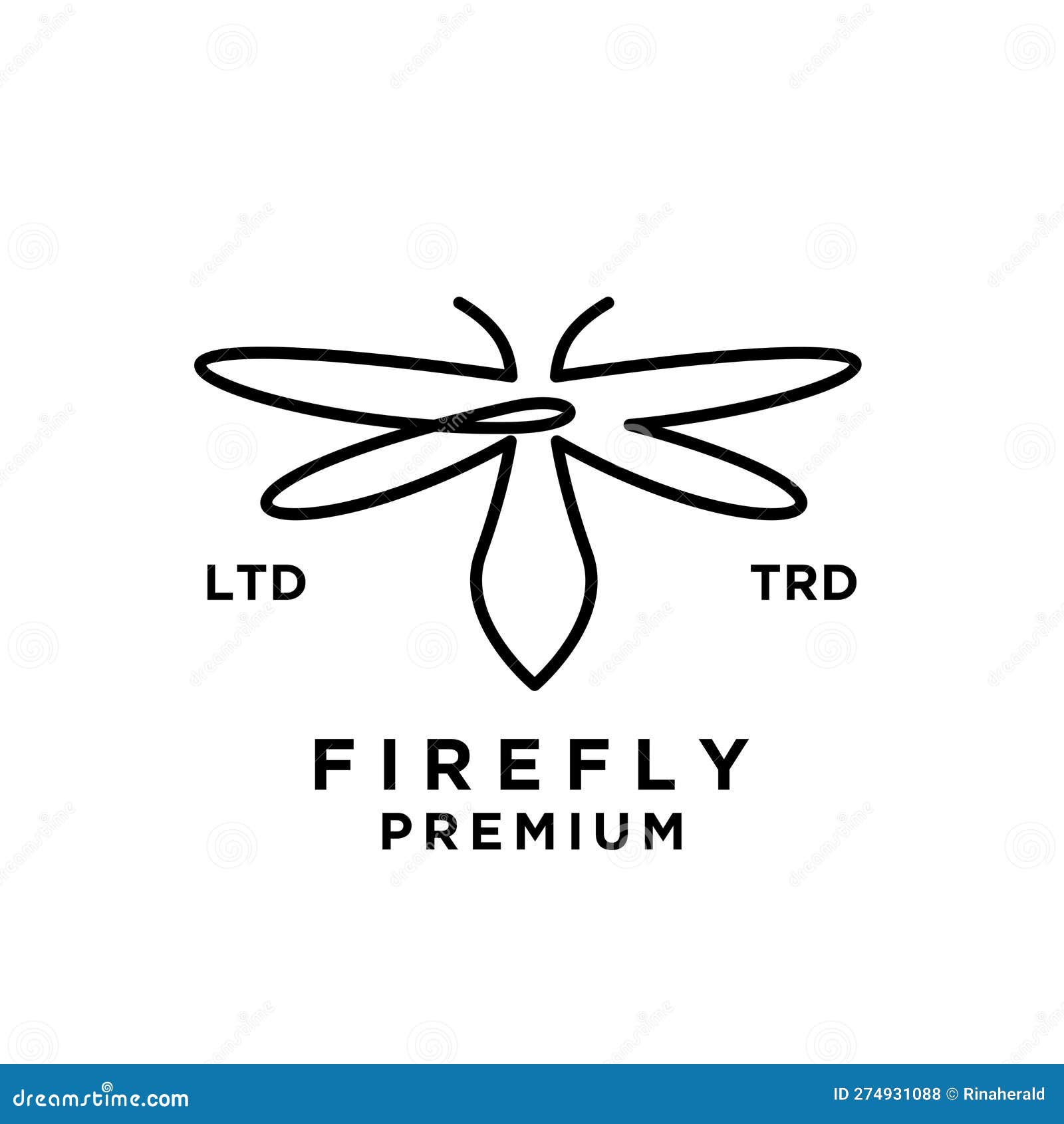 Firefly Abstract Logo Icon Design Stock Illustration - Illustration of ...