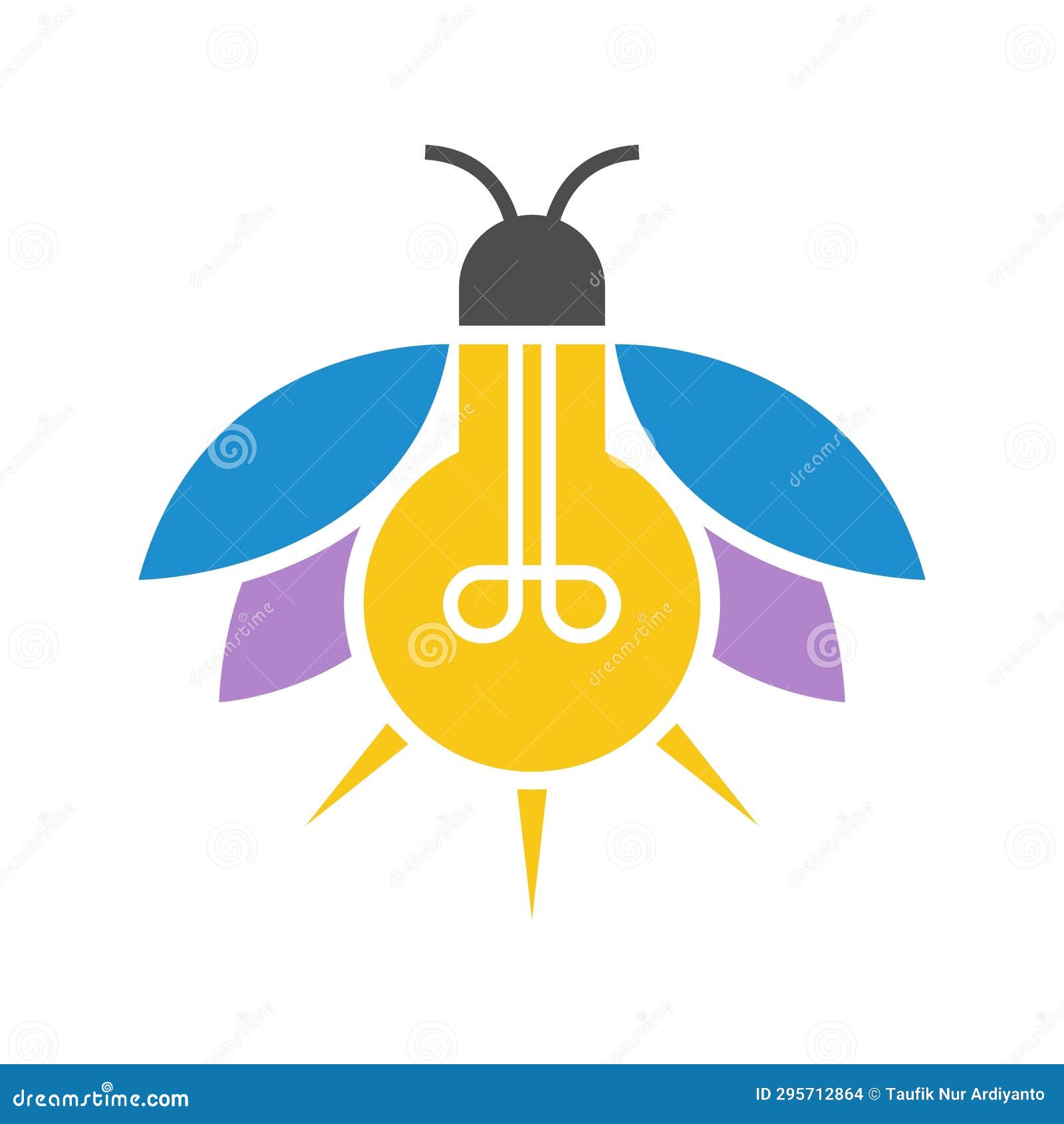 Firefly, Fireflies Logo Design Stock Vector - Illustration of glow ...