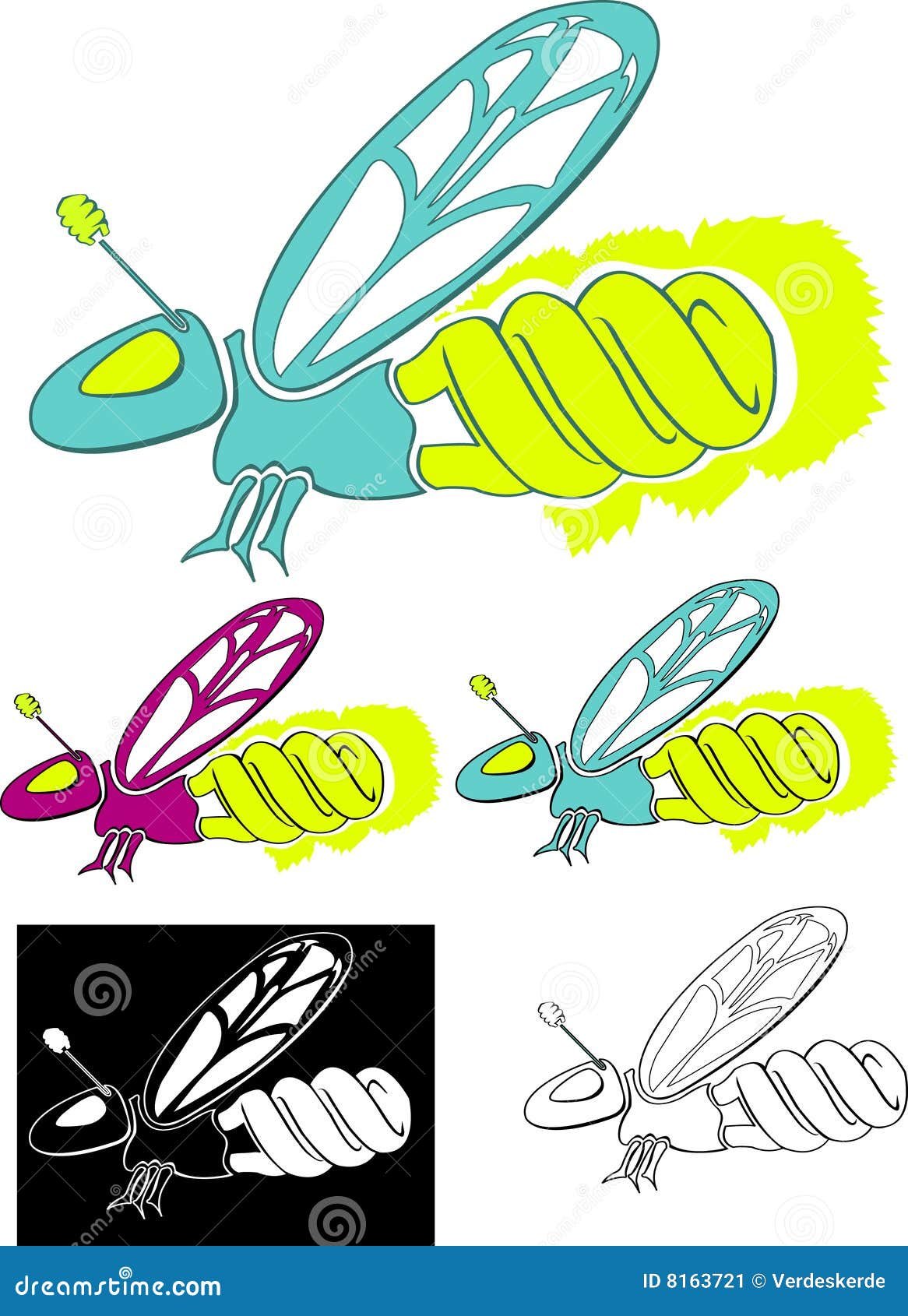 Firefly Fluorescente Compacto Ilustração do Vetor - Ilustração de bulbo ...