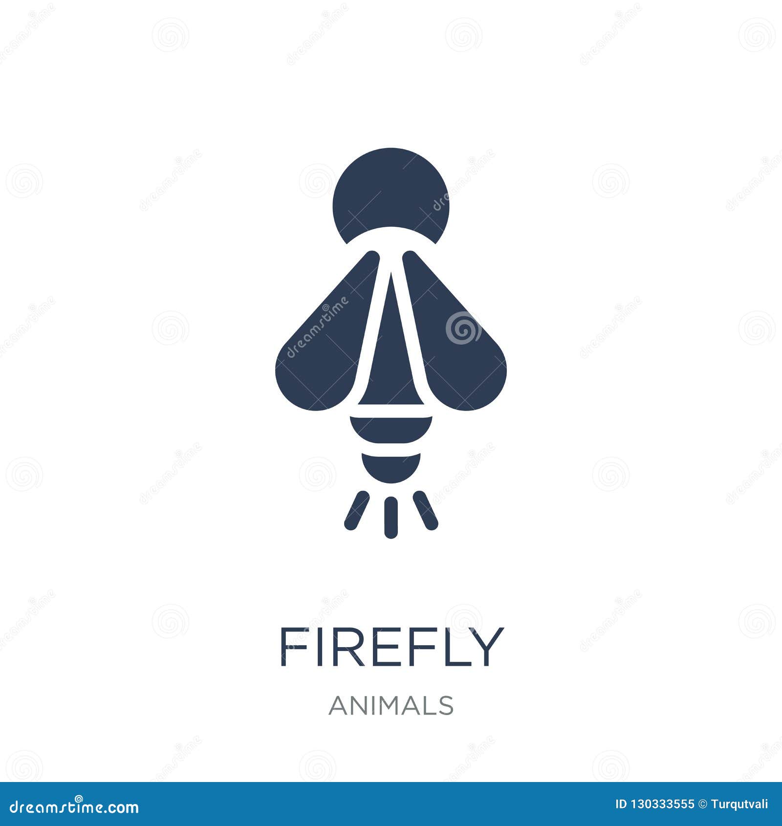 Firefly Icon Vector Sign And Symbol Isolated On White Background ...