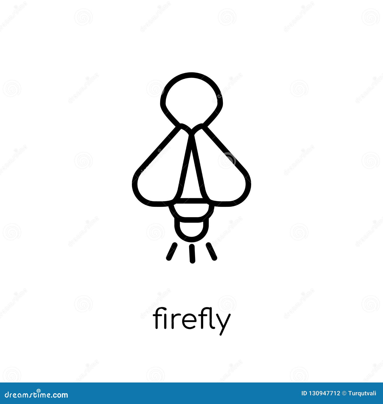 Firefly Icon On White Background. Simple Element Illustration From ...
