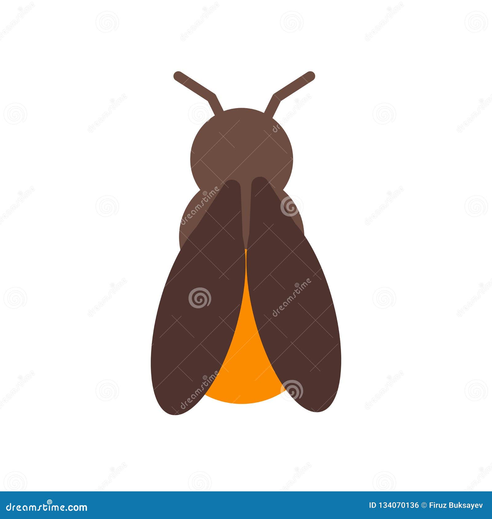 Firefly Icon Vector Sign And Symbol Isolated On White Background