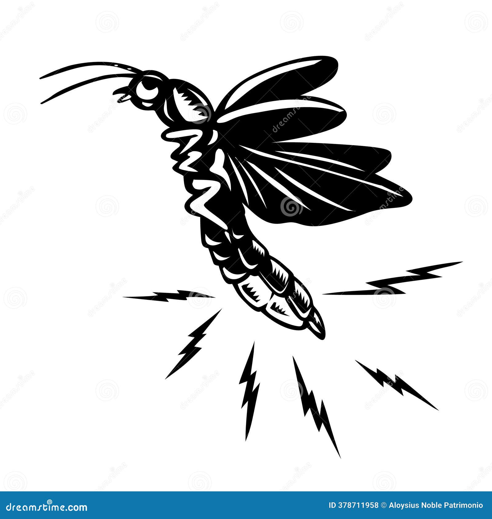 Glowworm On Isolated Transparent Background. Bioluminescent Insect With ...