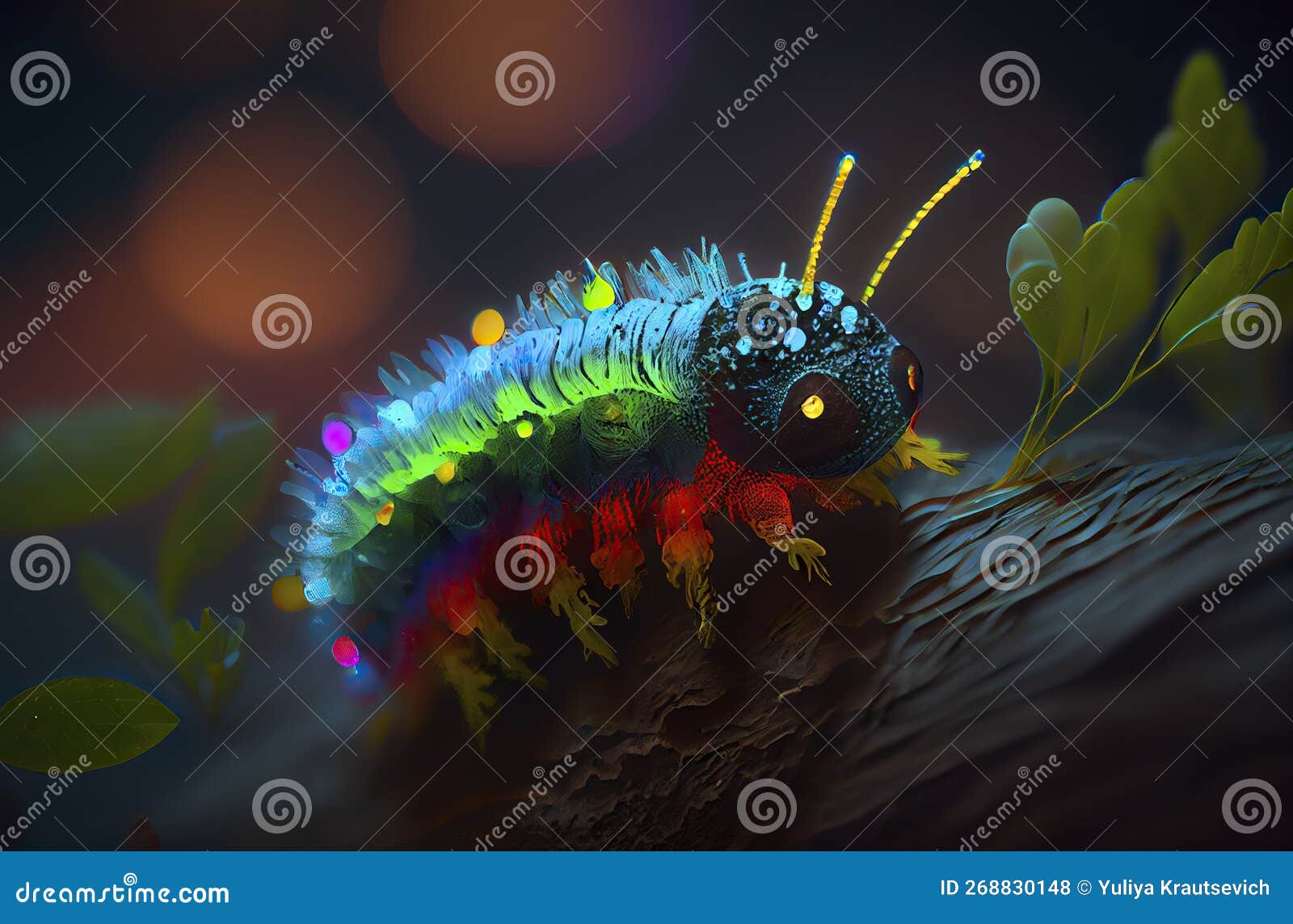 Firefly, Neon Colors. Generative AI Stock Illustration - Illustration ...