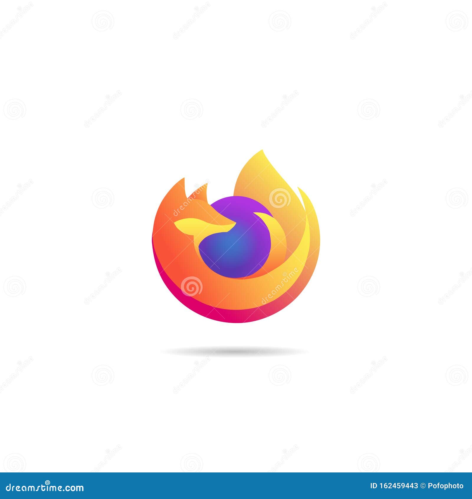 Firefox Browser Icon Vector Illustration Editorial Stock Photo ...