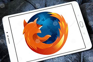 Firefox web browser logo editorial stock photo. Image of browsers ...