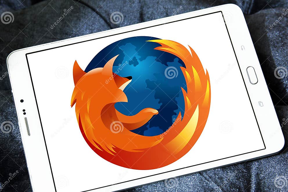 Firefox web browser logo editorial stock photo. Image of browsers ...