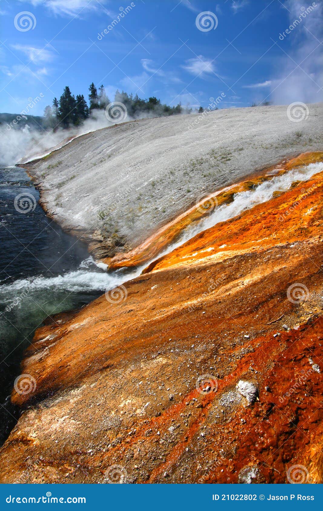 Firehole River of Yellowstone Stock Photo - Image of river, america ...
