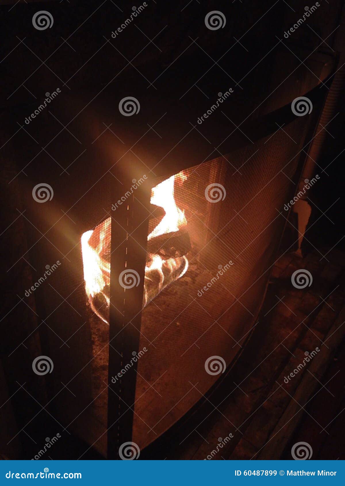 Firelight stock image. Image of firelight, glow, fireplace - 60487899