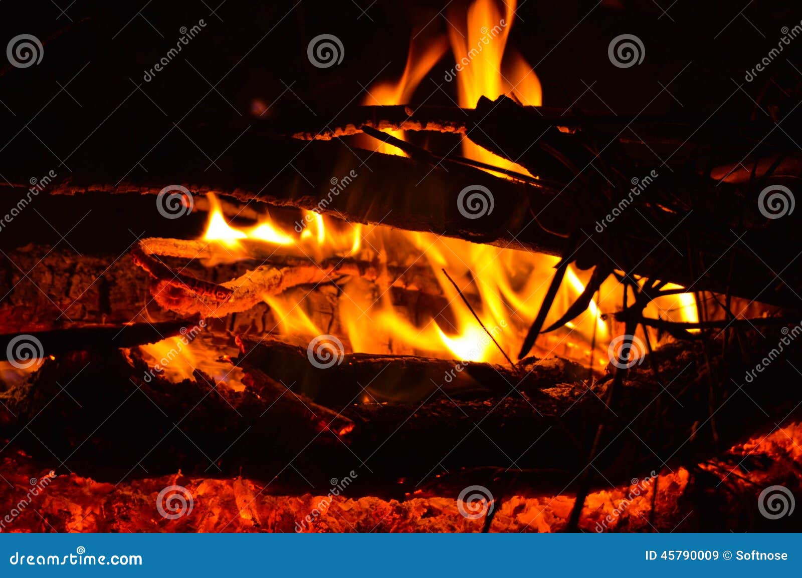 Firelight stock image. Image of evening, fire, firelight - 45790009