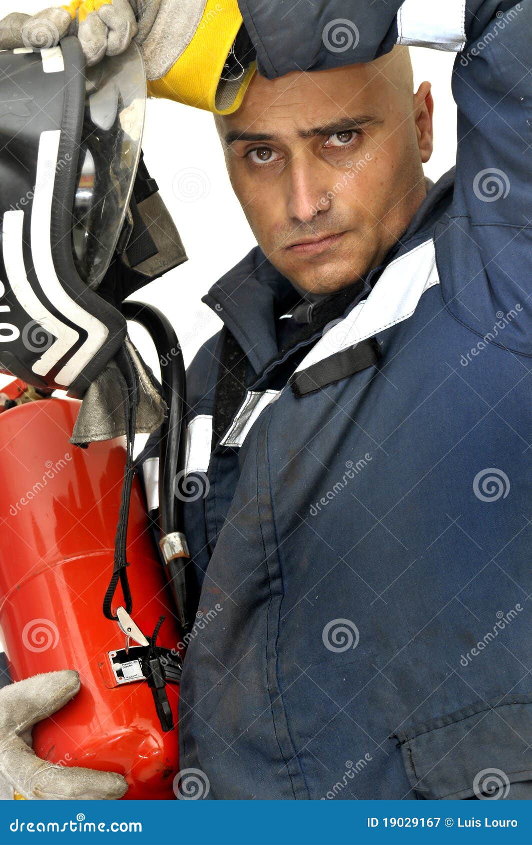 Fireman stock image. Image of male, department, caucasian - 19029167