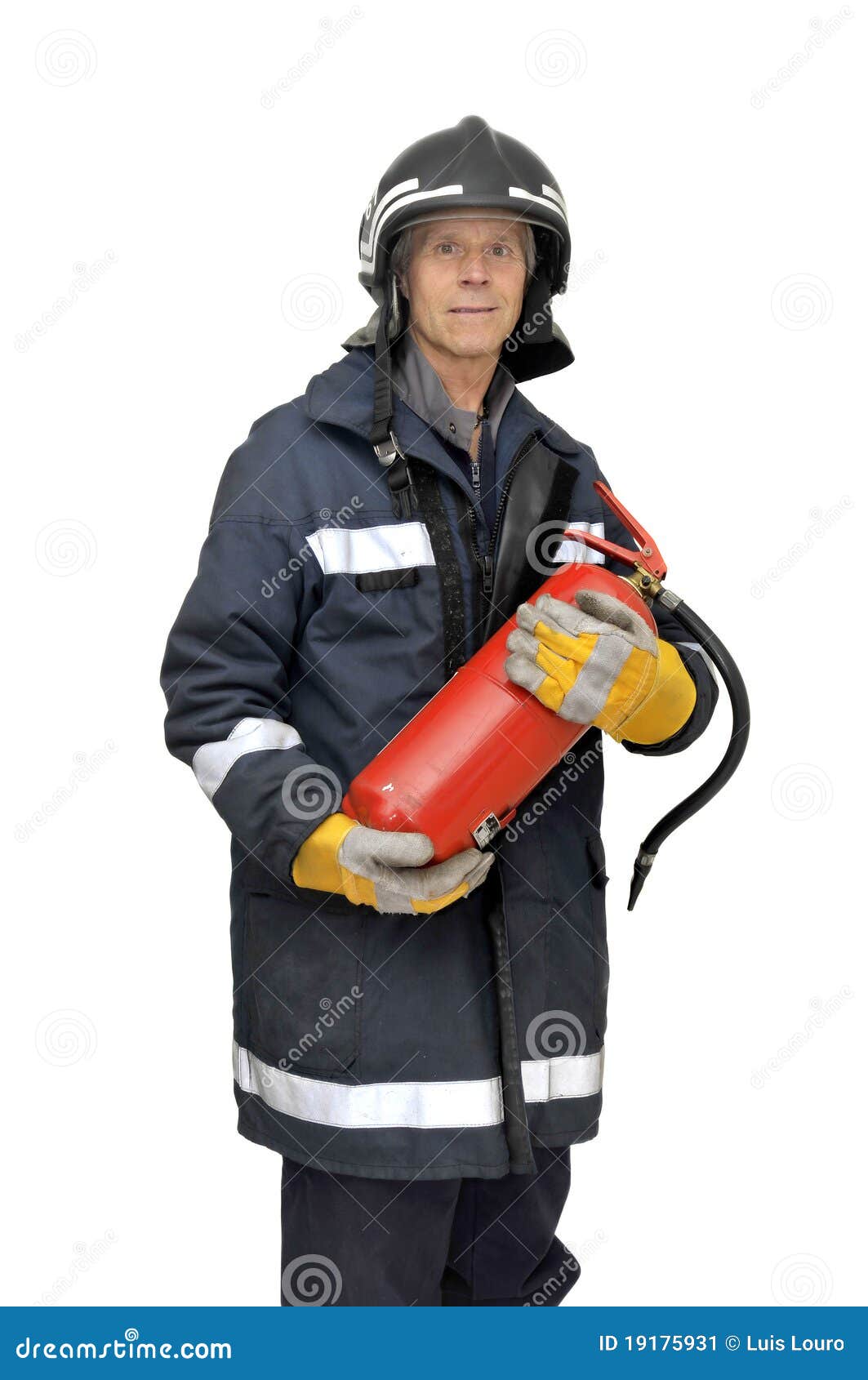 Fireman stock image. Image of alarm, real, handsome, people - 19175931