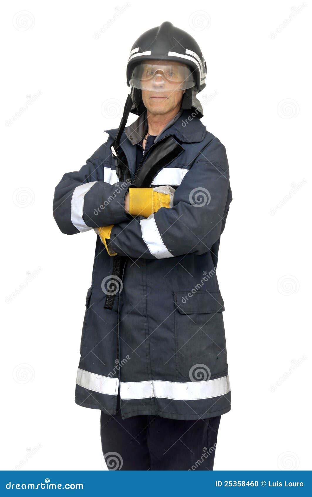 Fireman stock photo. Image of safety, firefighter, handsome - 25358460