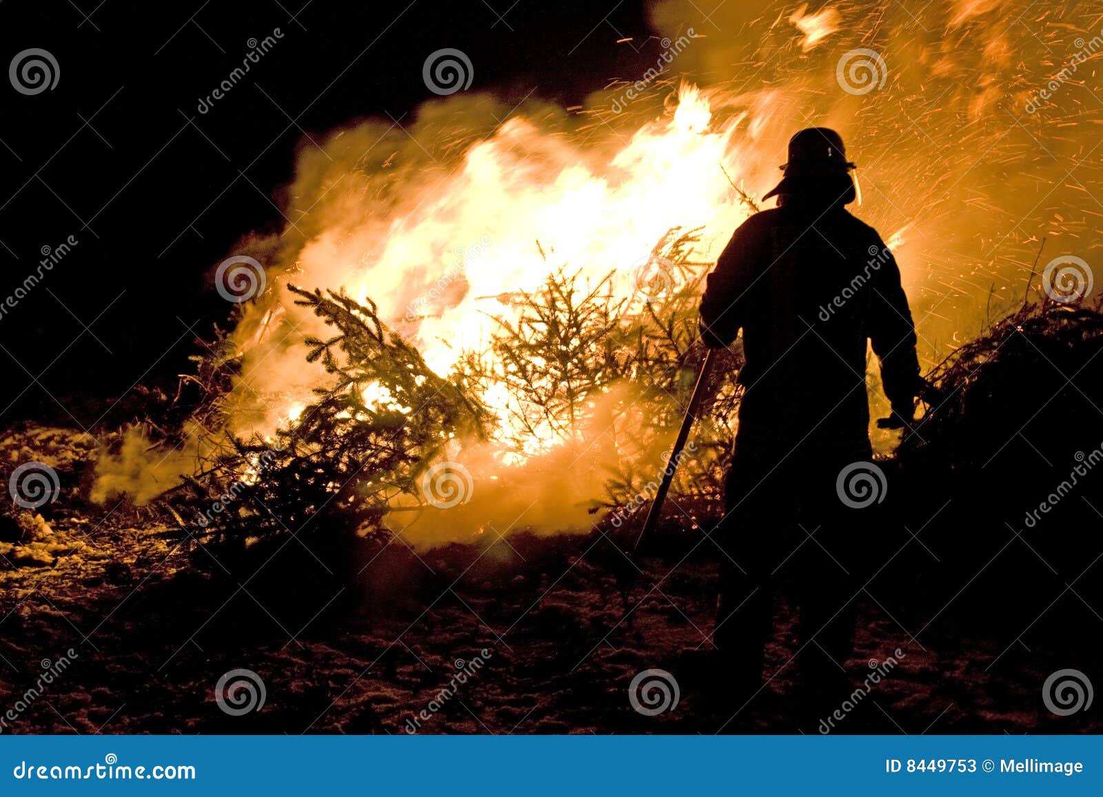 Fireman stock image. Image of burn, firebrigade, fireman - 8449753