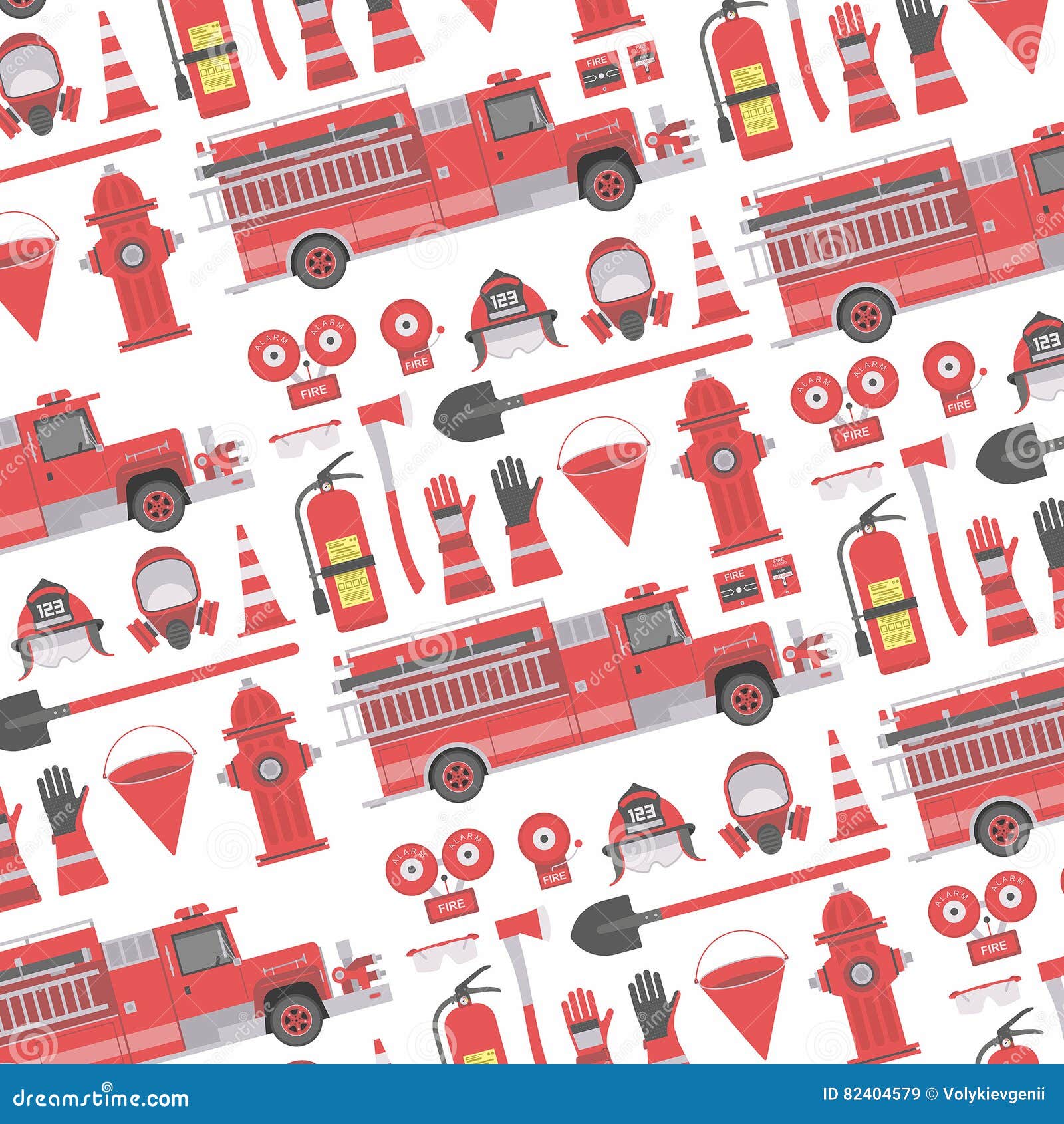 Fireman background stock vector. Illustration of bucket - 82404579