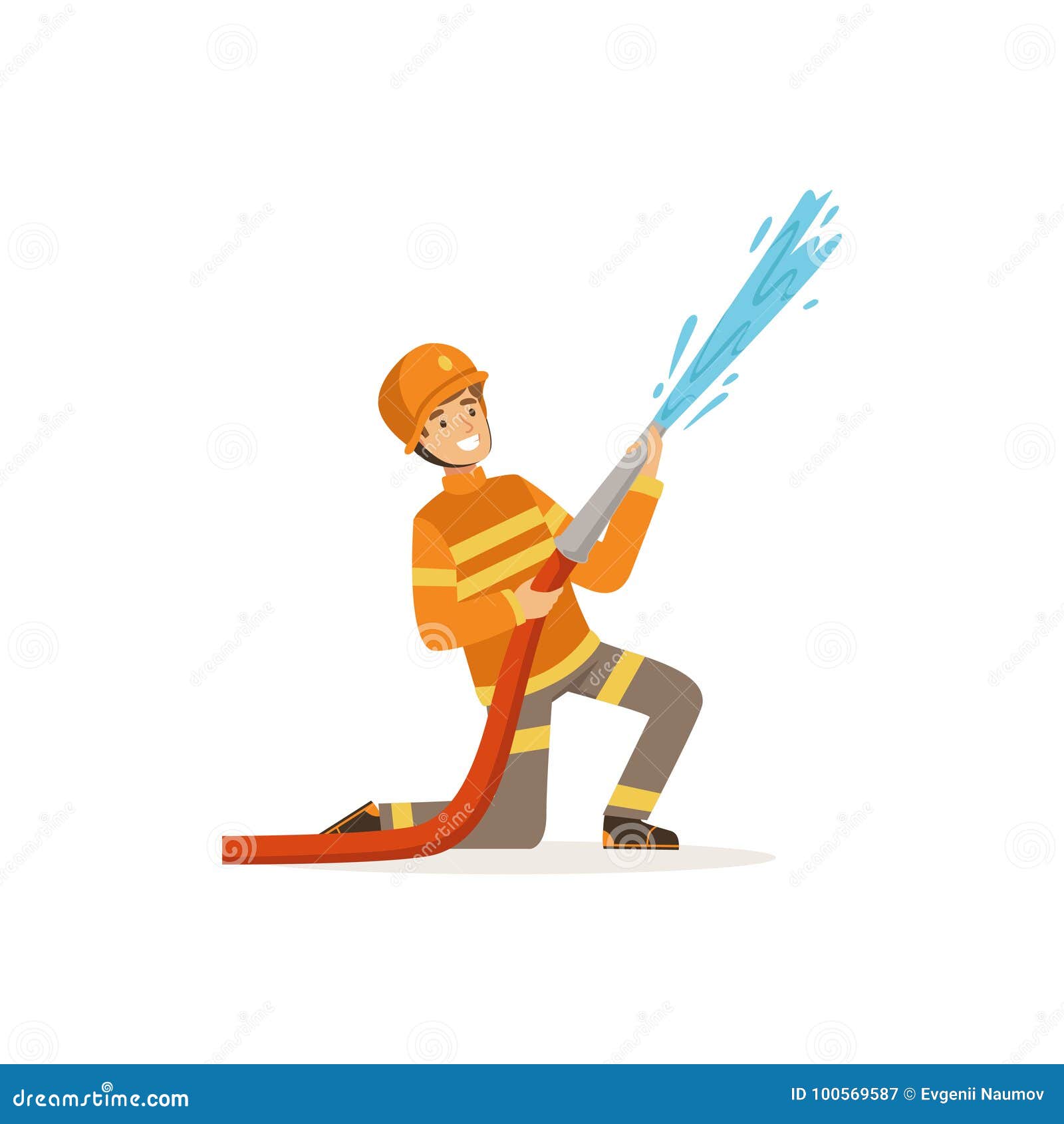 Hose Spraying Vector Stock Illustrations – 459 Hose Spraying Vector ...